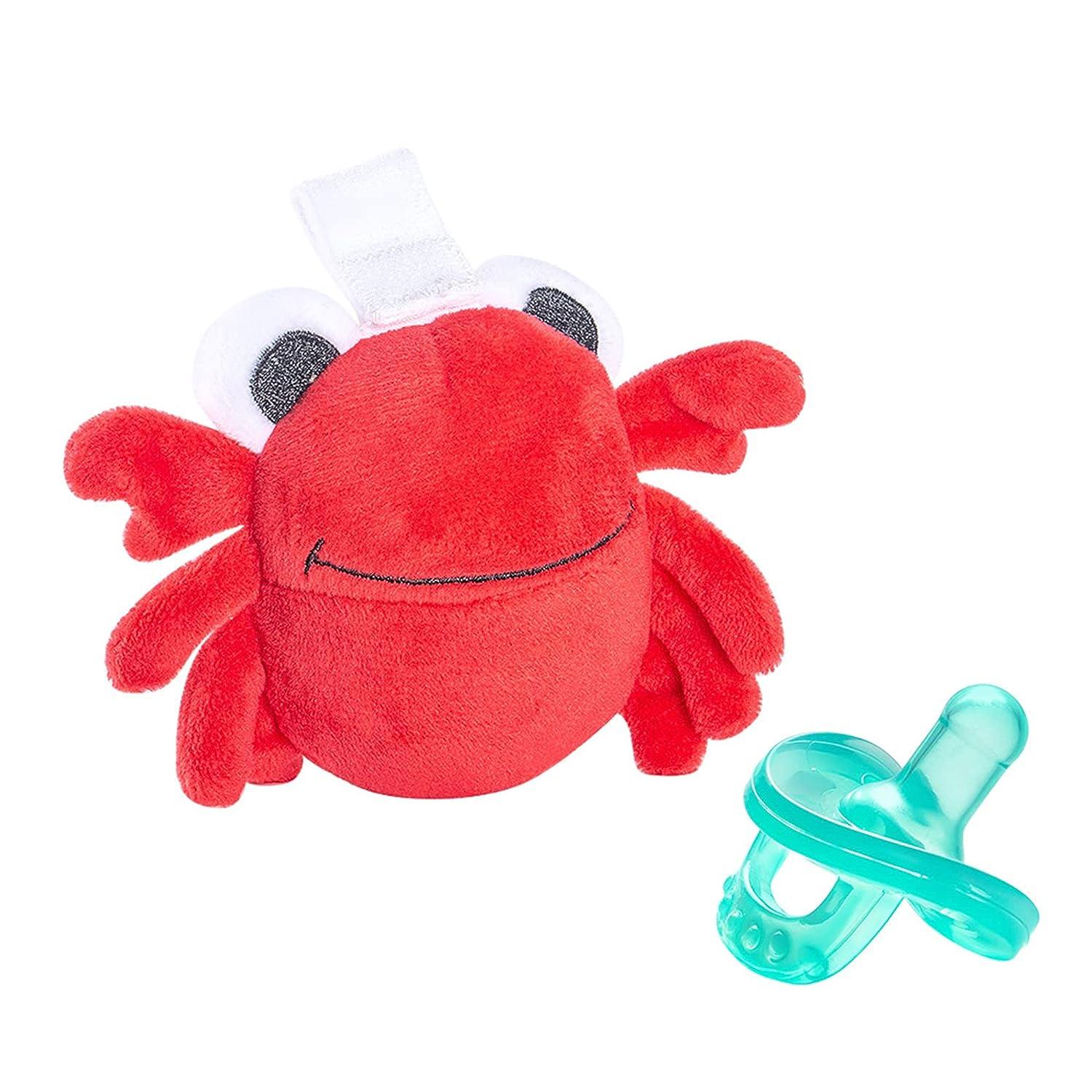 Libniccy Baby Pacifiers Crab Pacifier Holder Newborn Pacifiers with ...