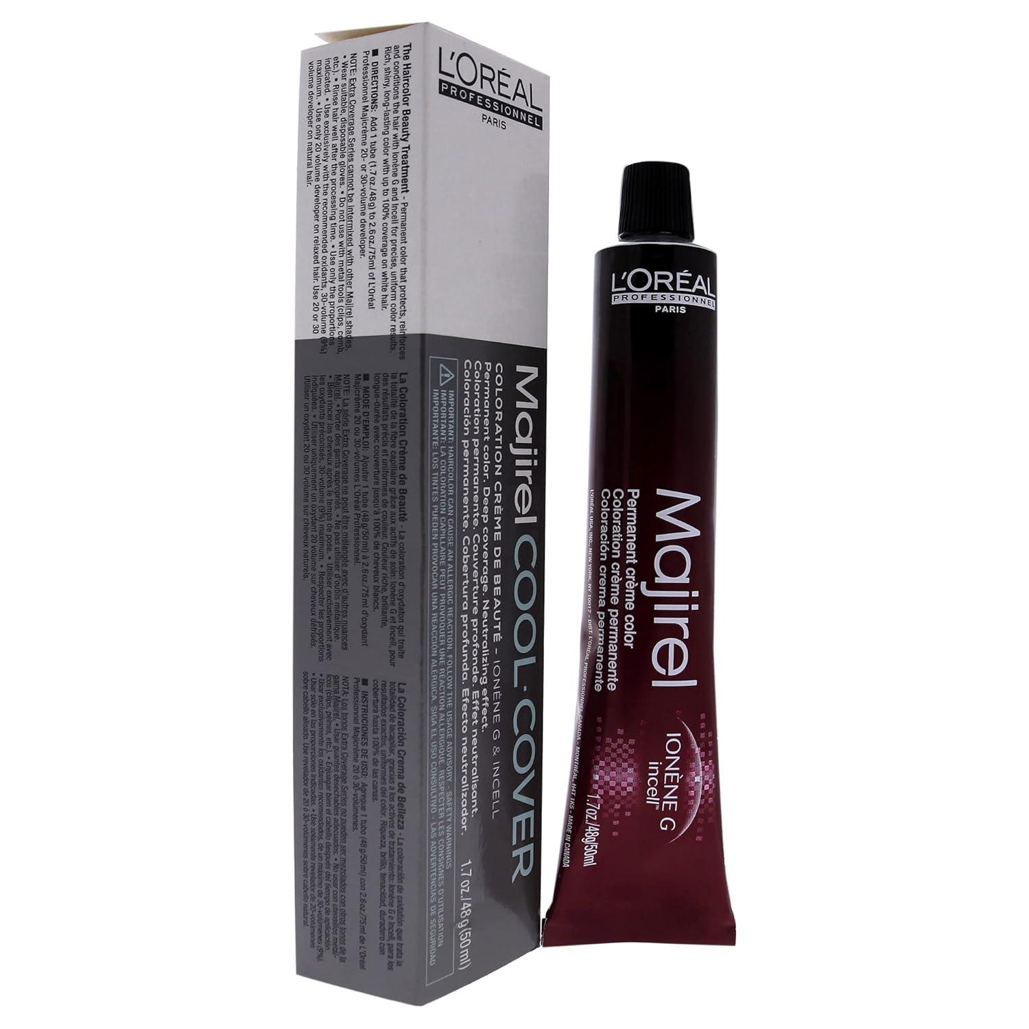 L'Or al Professionnel Majirel Cool Cover 5 B7 - 50ml | Premium Hair Color for International ...