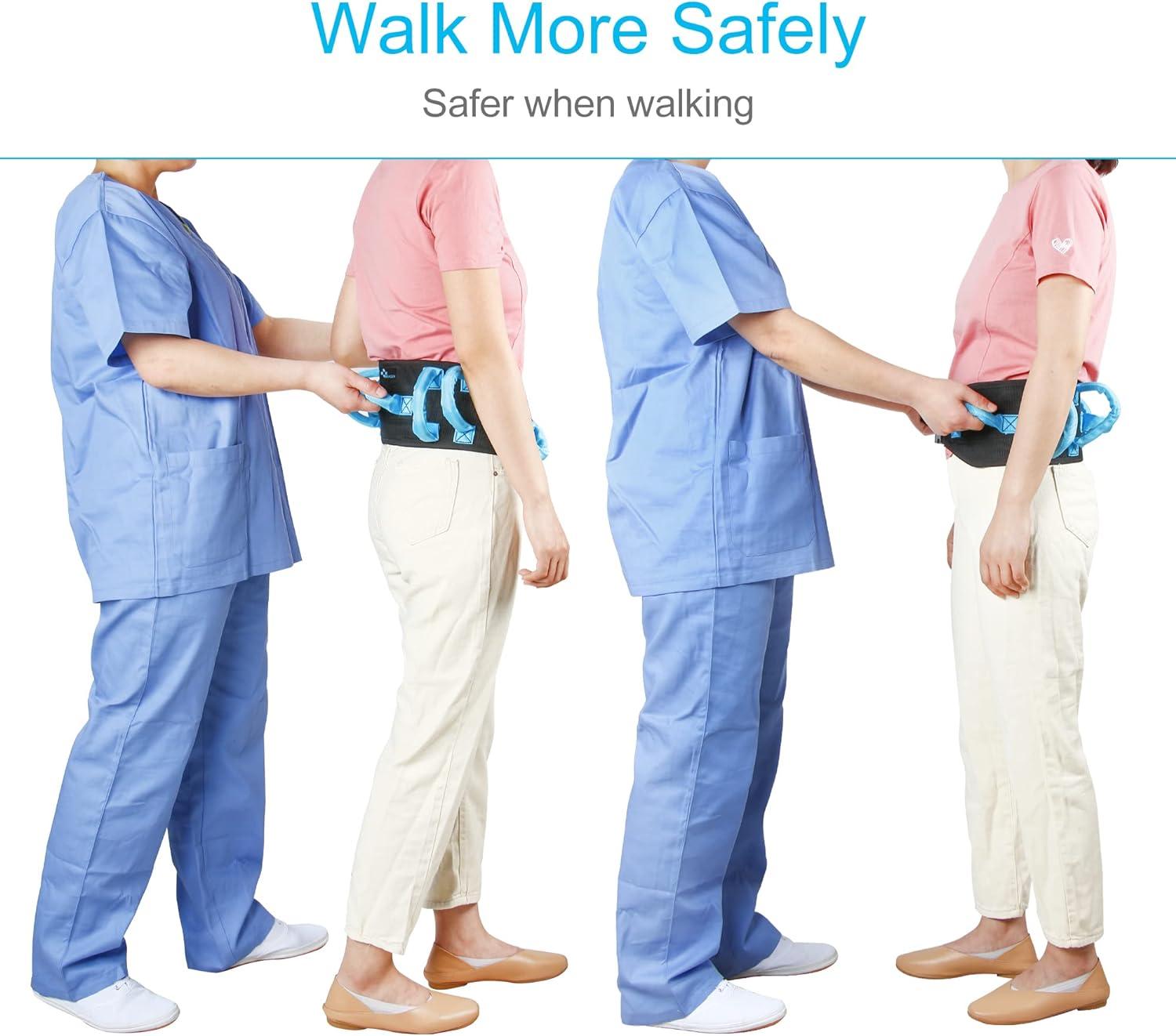 Reaqer Multifunctional Transfer Belt for Seniors - Safe Walking Aid | 1 ...