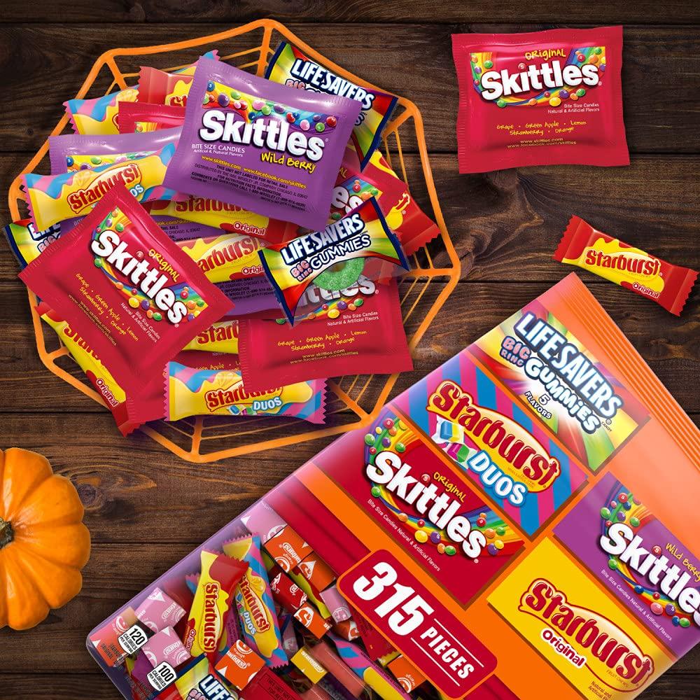 Assorted LIFE SAVERS Gummy, STARBURST Duos, SKITTLES Wild Berry ...