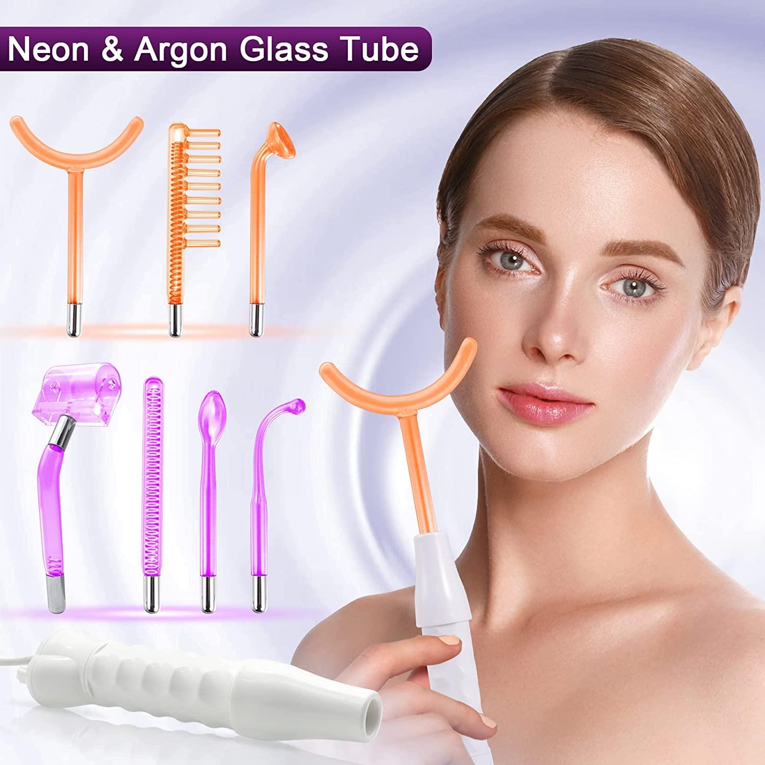 APREUTY 7 in 1 Portable High Frequency Wand Machine with Neon & Argon ...
