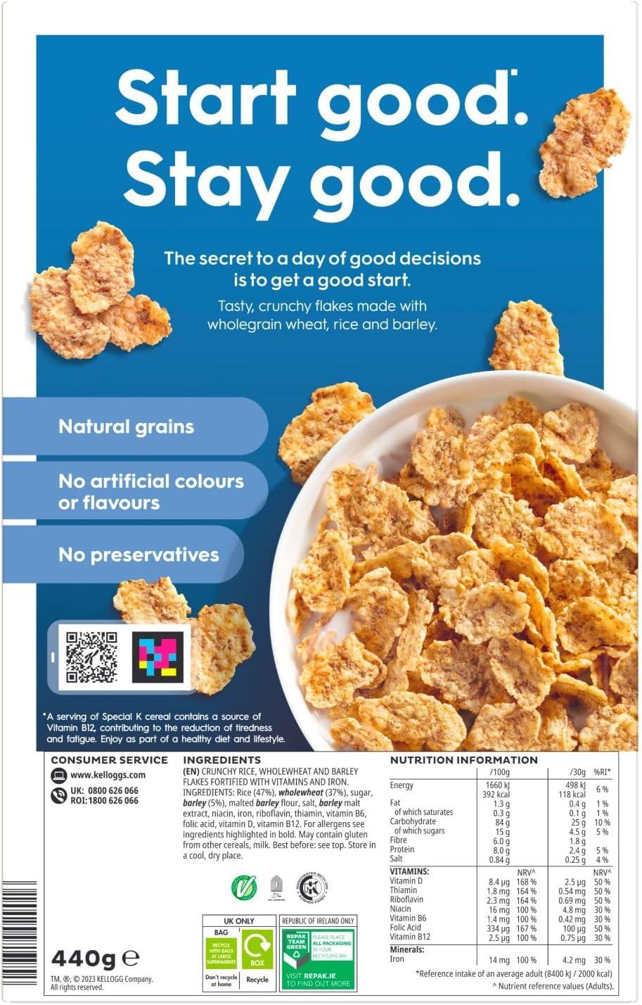 Kellogg's Special K The Original Breakfast Cereals 440g | Buy Now with Express International ...