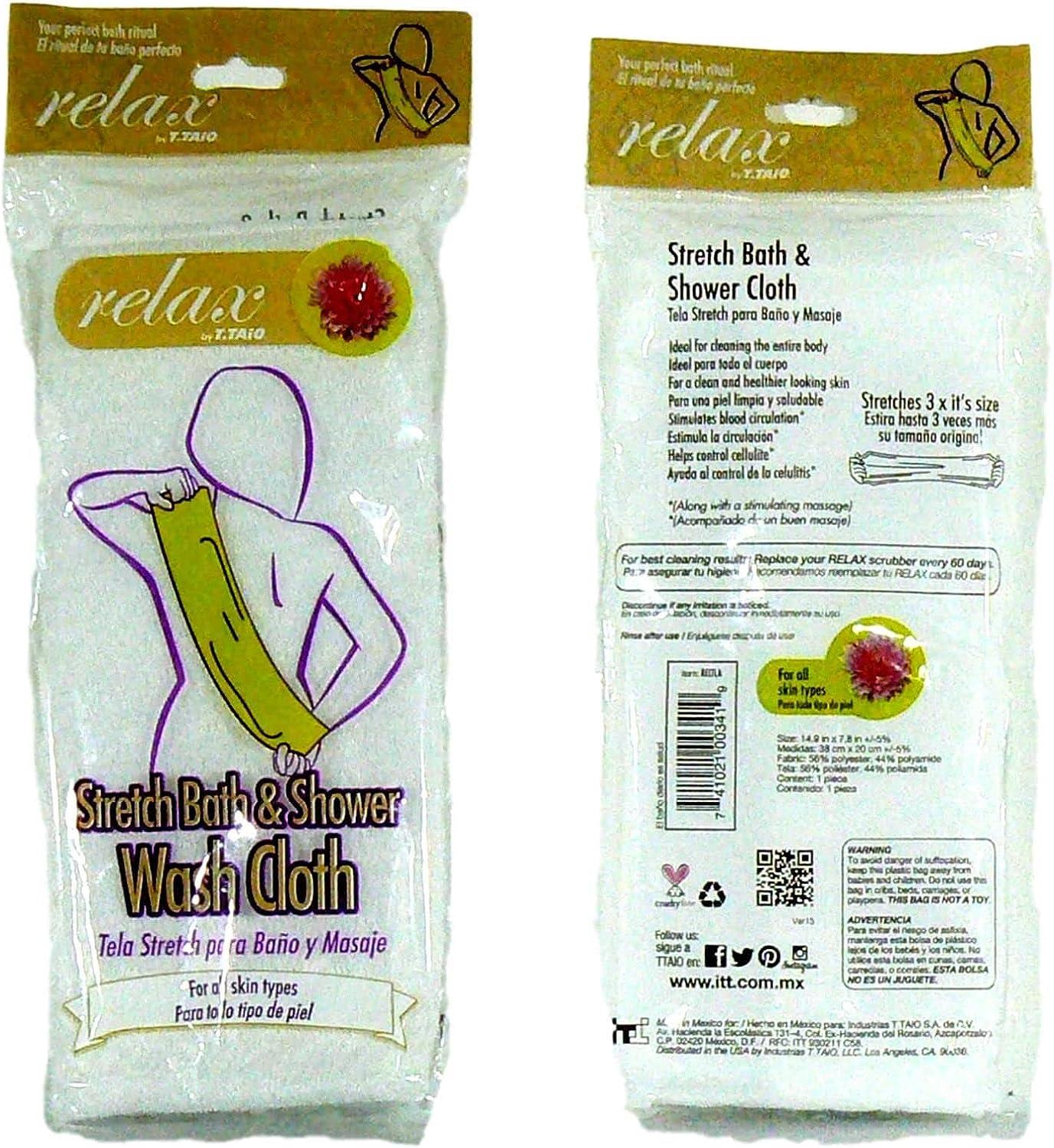 Relax Exfoliating Wash Cloth 6pk - White | Gentle Exfoliation for ...