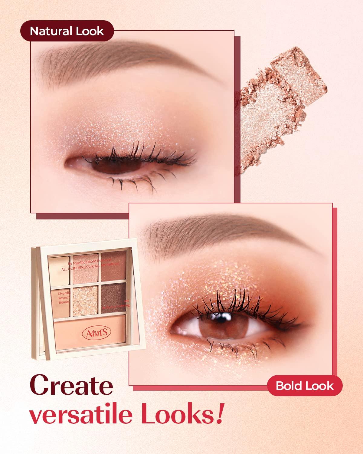 amber colored eyeshadow