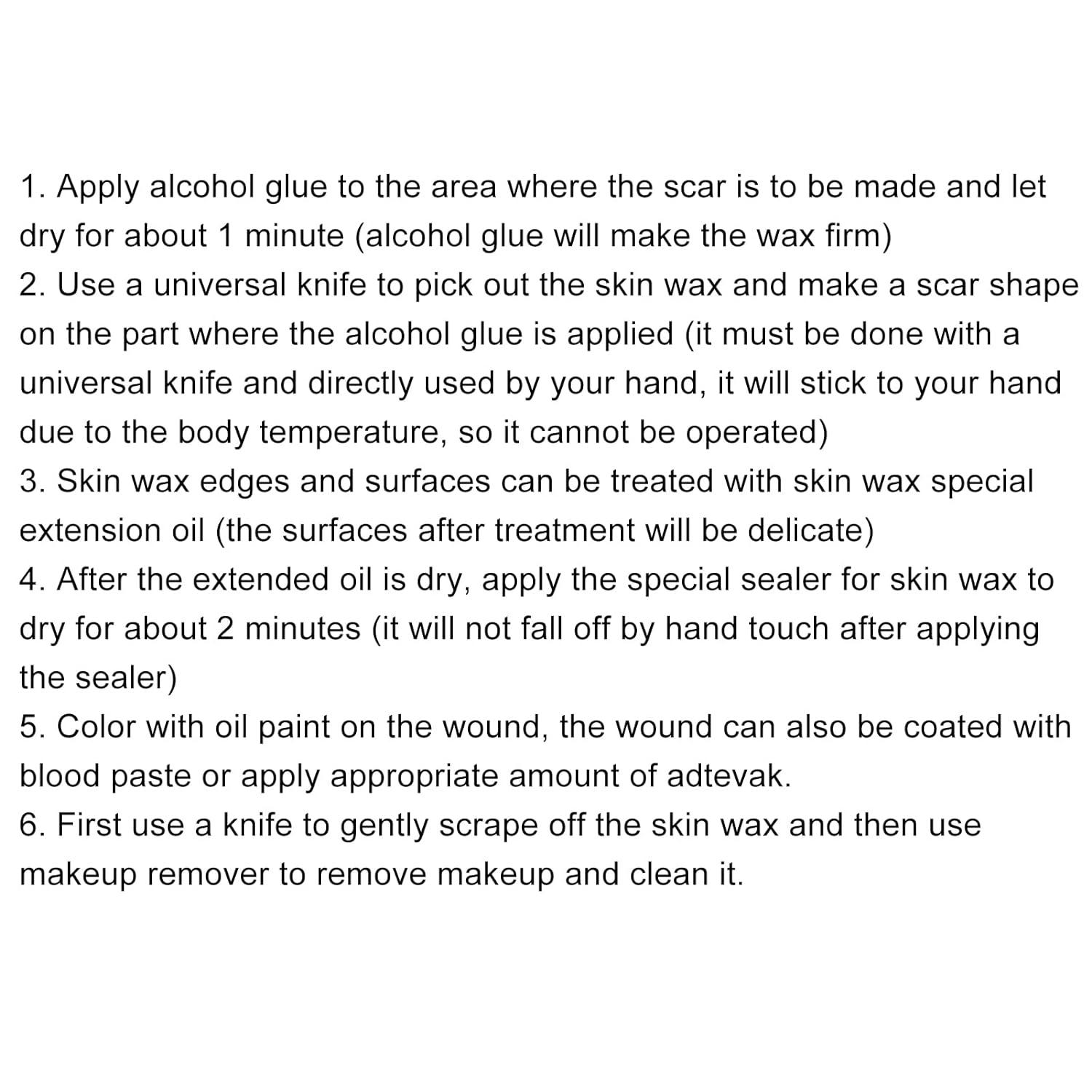 Masks 30G Nose Skin Scar Wax Scar Wax Nose Skin Scar Wax Fake Wound ...