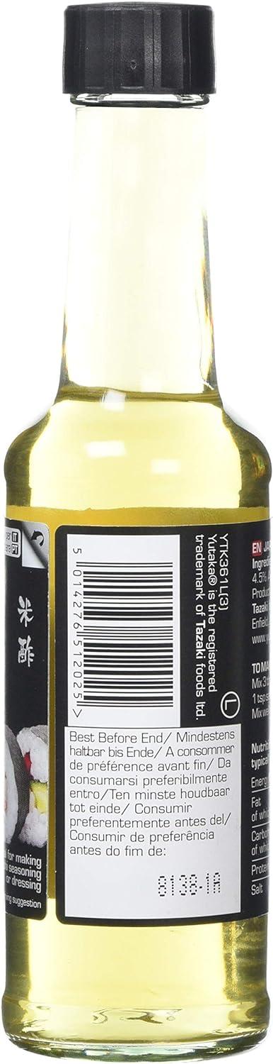 Yutaka Japanese Rice Vinegar 150ml - Authentic and Versatile Cooking ...