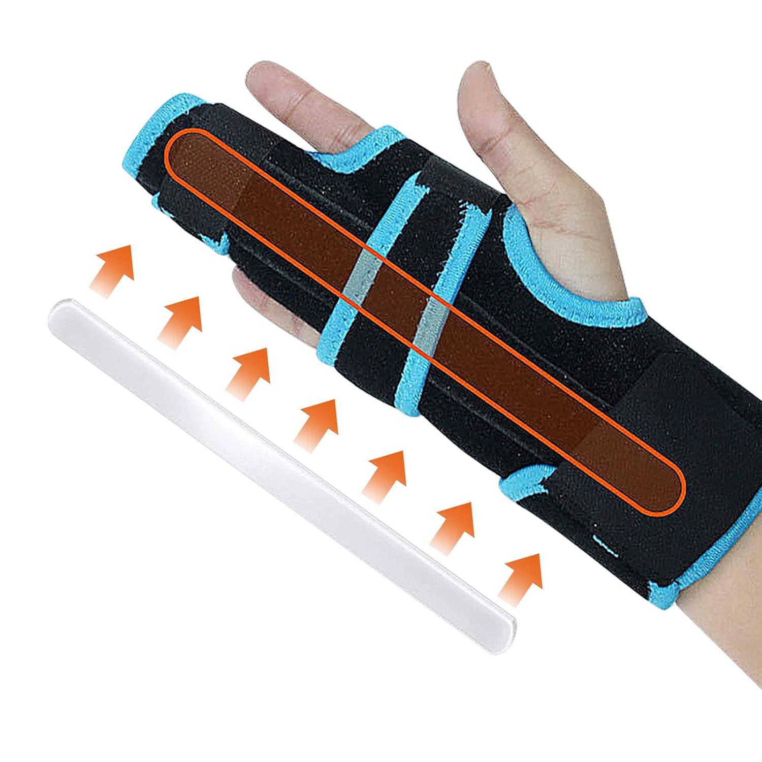 Trigger Finger Splint - Adjustable 2 Finger Brace for Middle Index ...