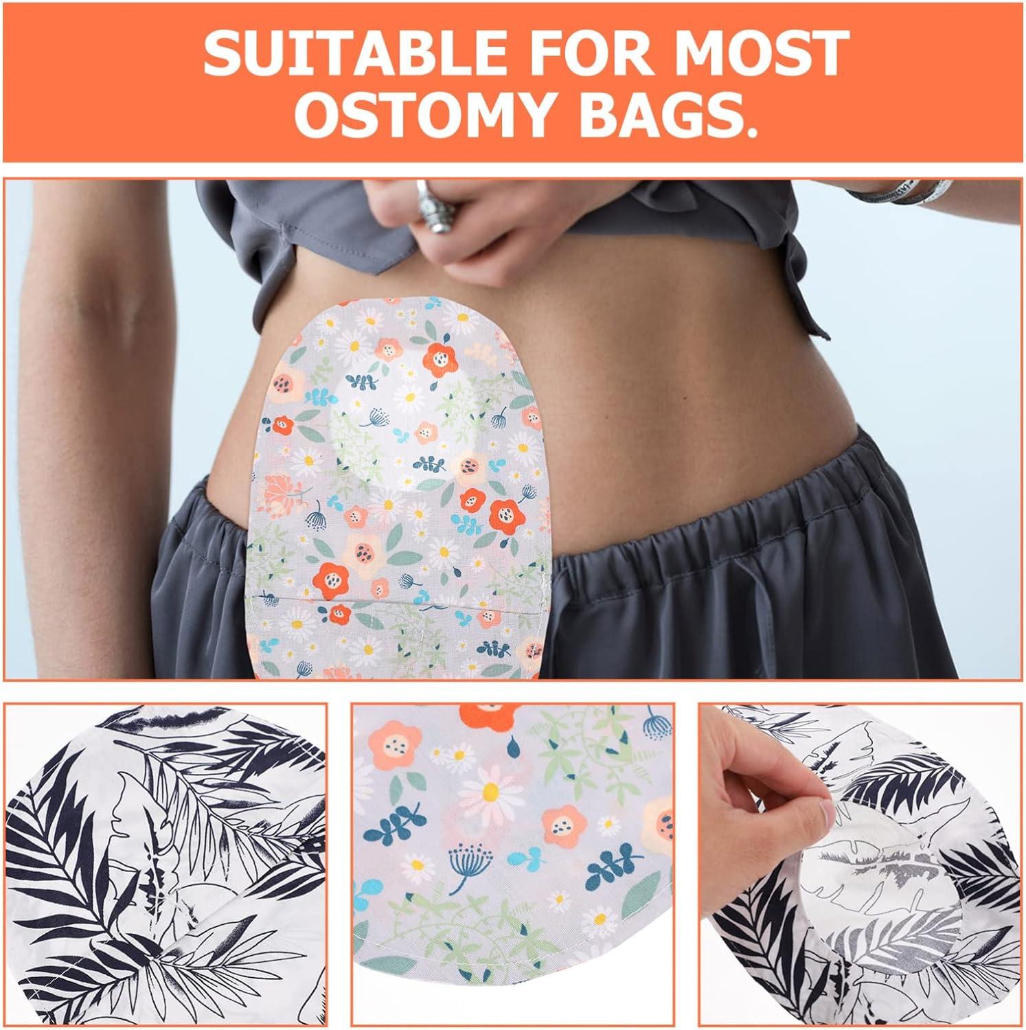 FOMIYES 2pcs Ostomy Bag Covers - Water Resistant Colostomy Bag Cover ...