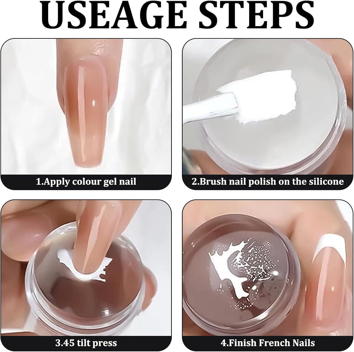 French Manicure Kit French Gel Nail Polish Set For French Manicure ...