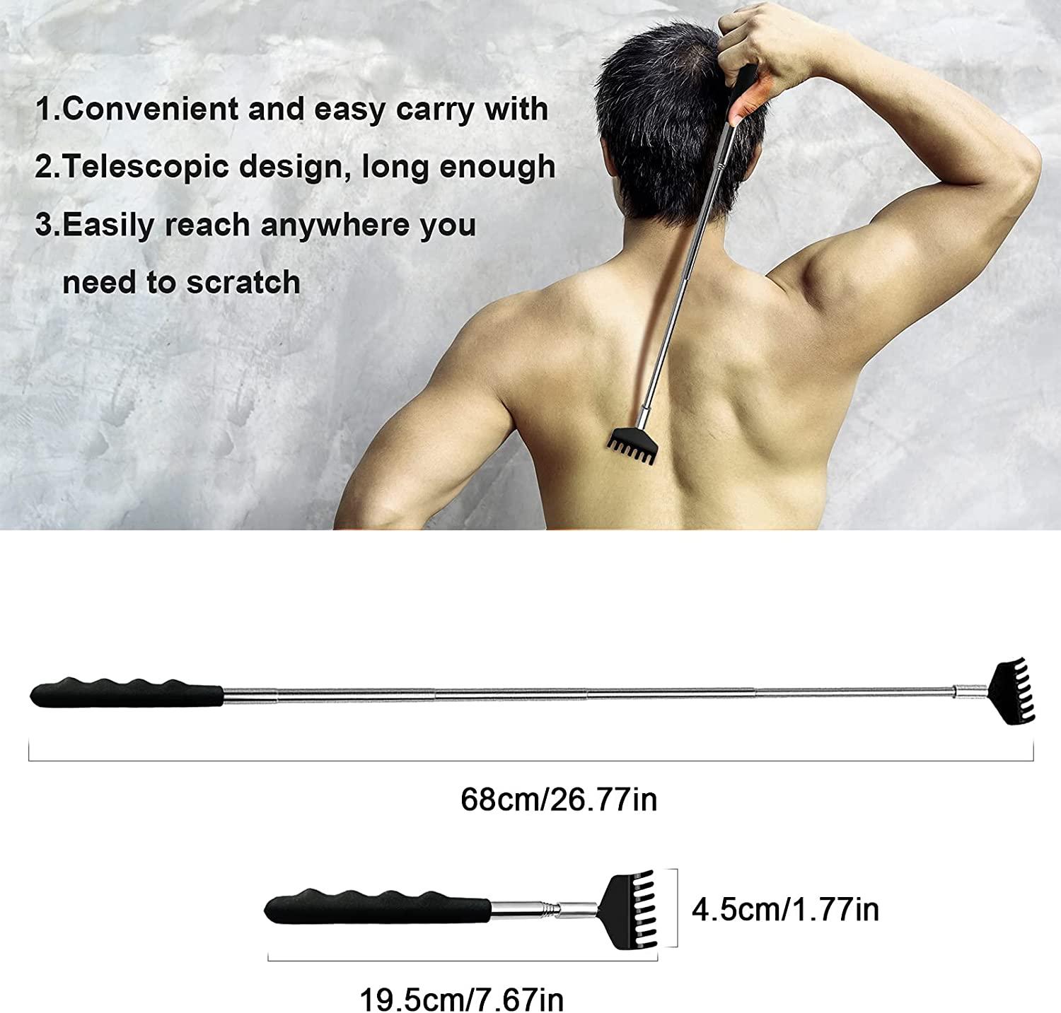 Yexixsr 3 Pack Extendable Back Scratcher - Portable Telescopic Back ...