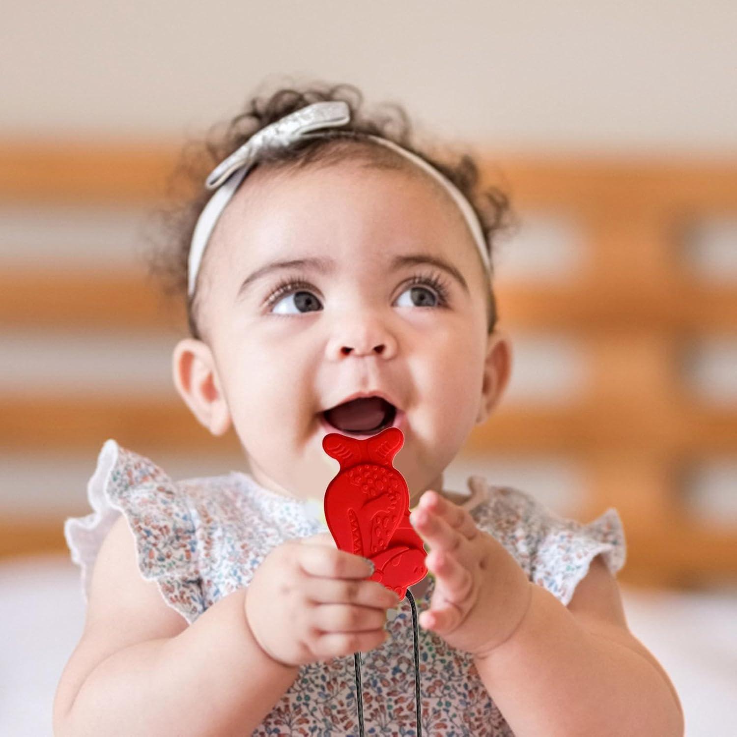 Buy Cute Dinosaur Sensory Chewing Chains | Portable Silicone Bite Chain ...