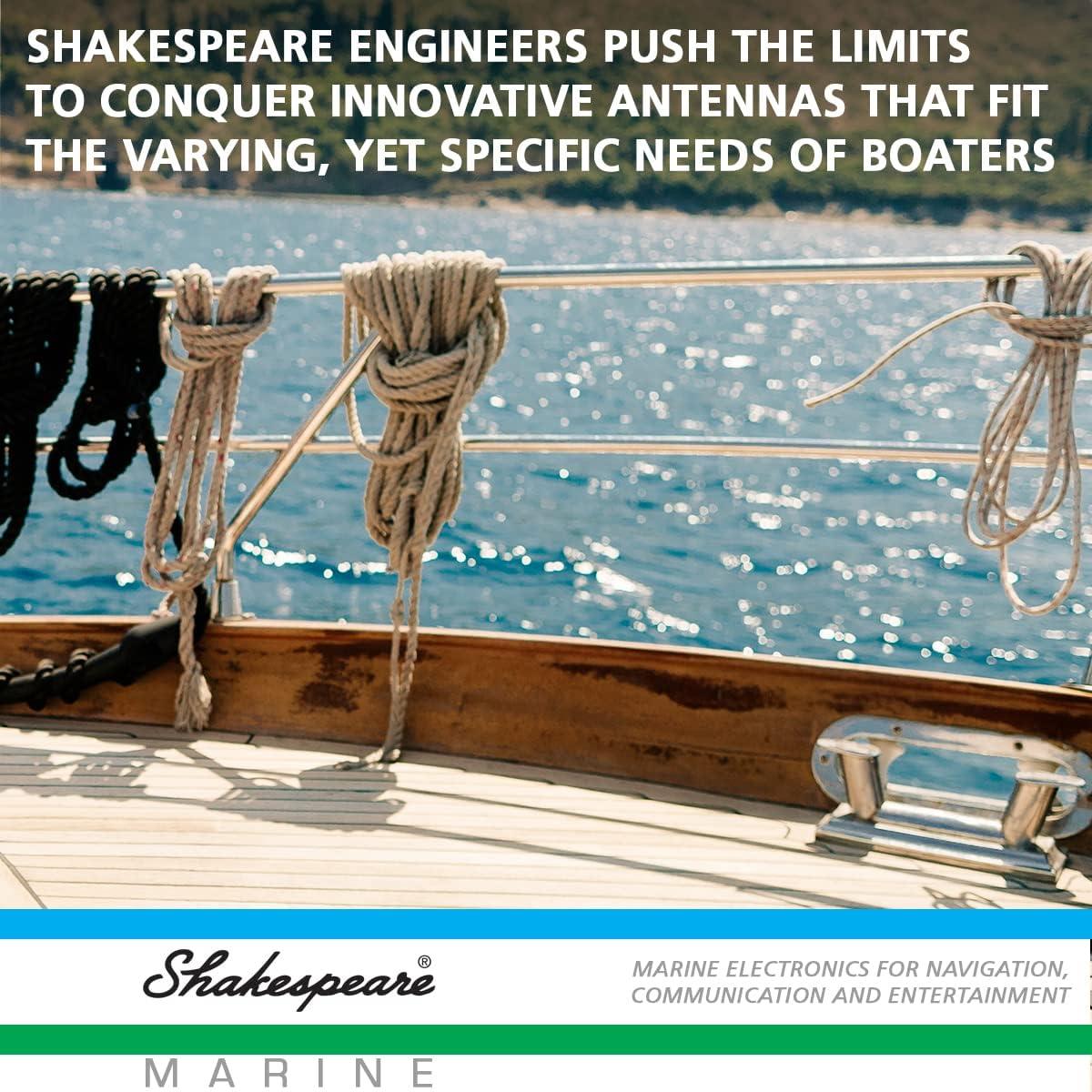 Shakespeare 5241-R Low Profile 3' VHF Marine Antenna - Standard ...