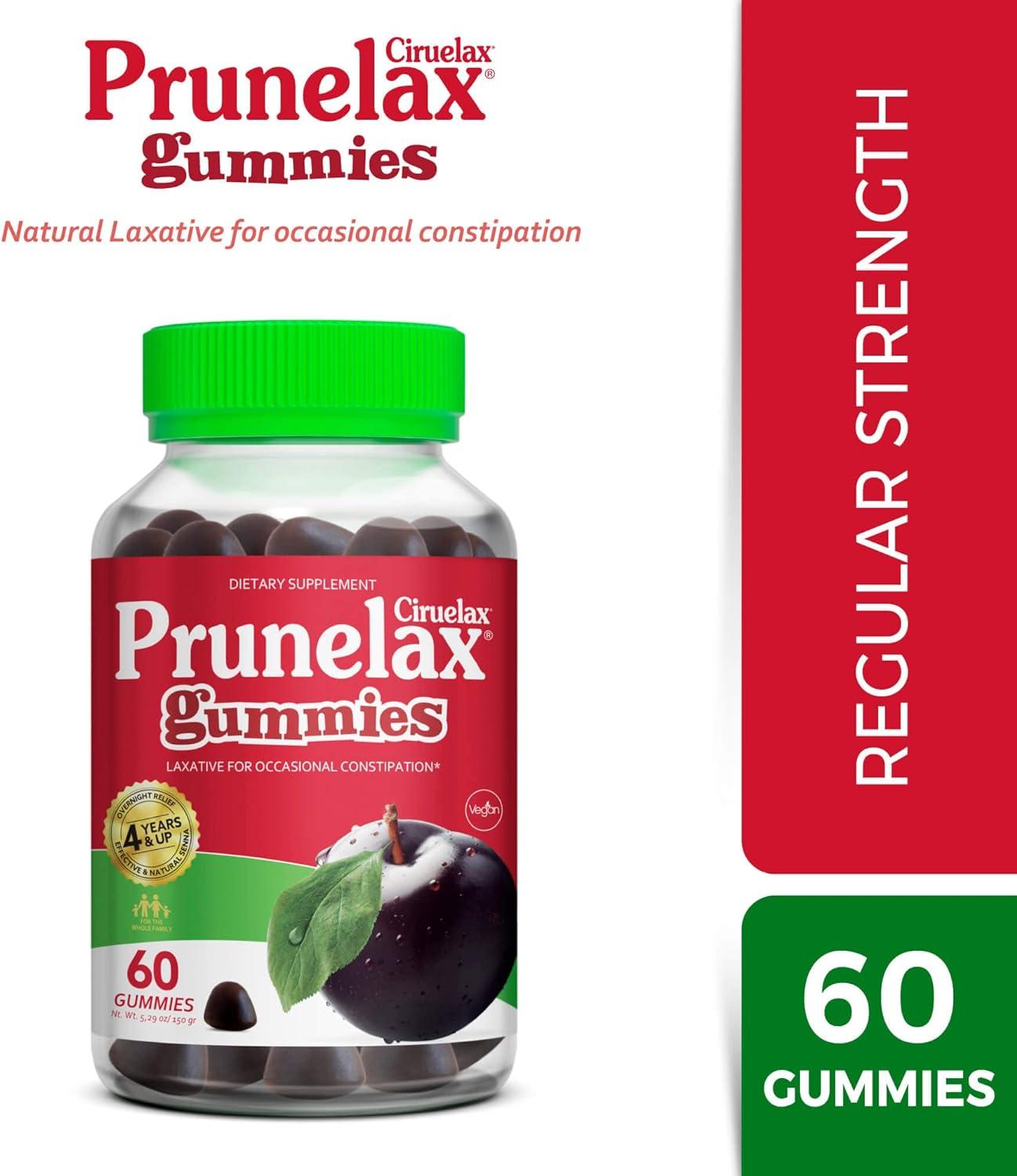 Prunelax Gummies Red 5.29oz - Natural Digestive Support | Buy Online ...