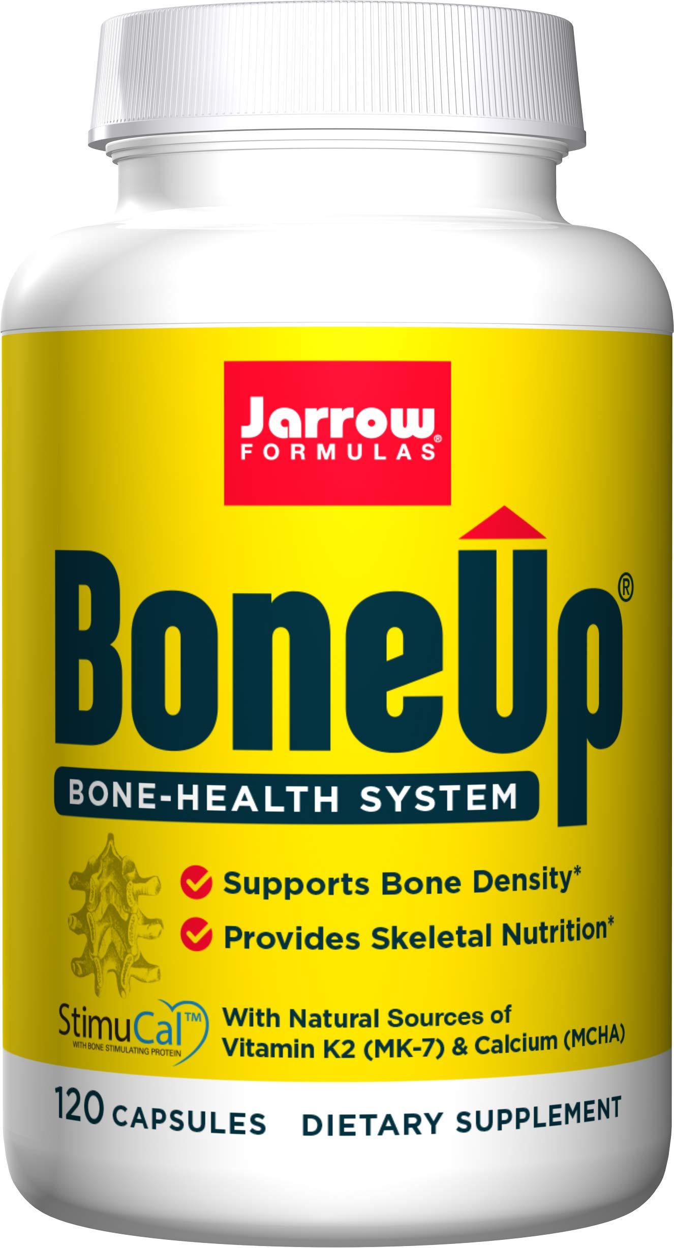 Jarrow Formulas BoneUp - 120 Capsules for Bone Health with Vitamin D3 ...