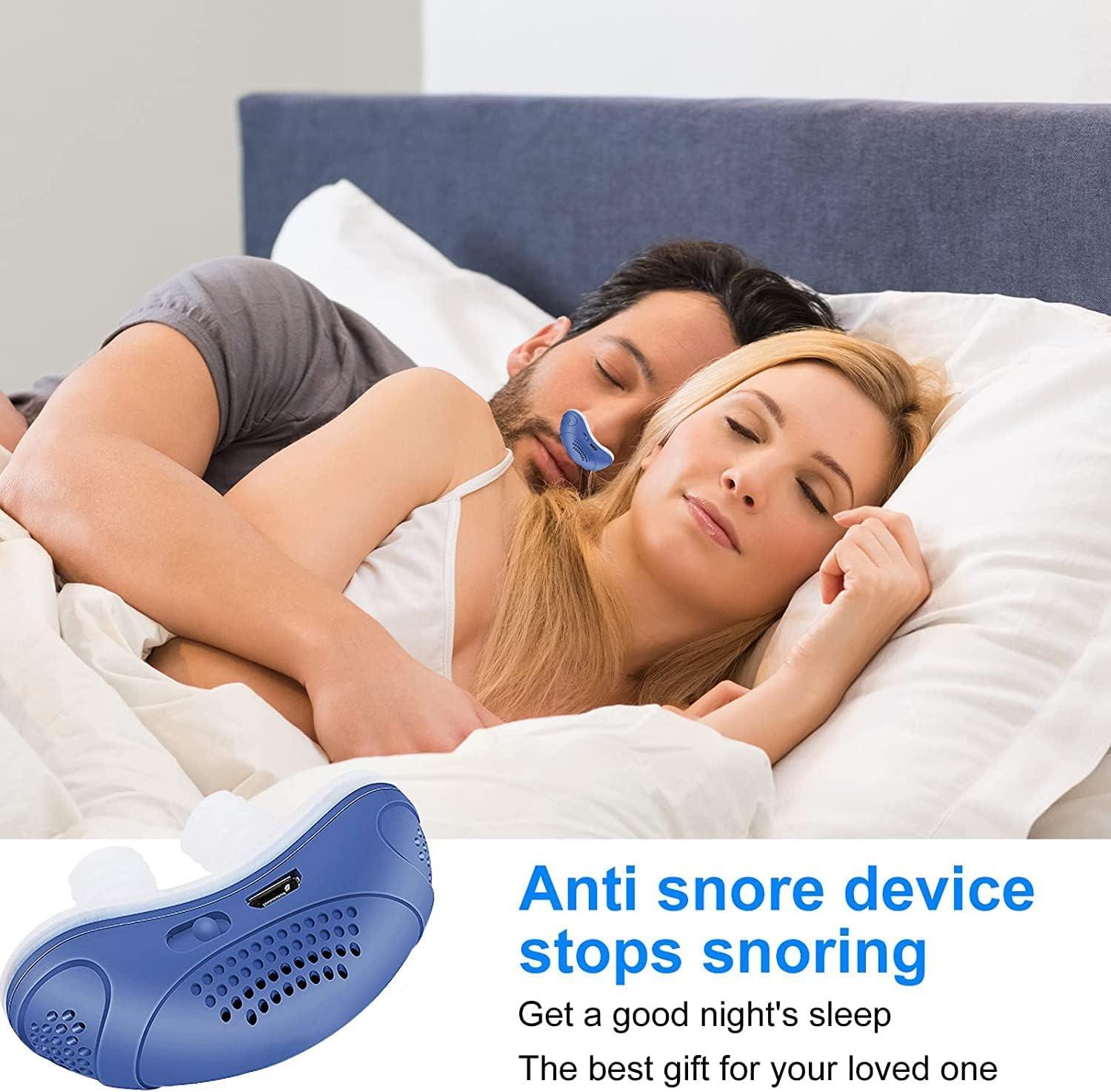 Double Eddy Current Electric Anti Snoring Device Automatic Solution For Men And Women