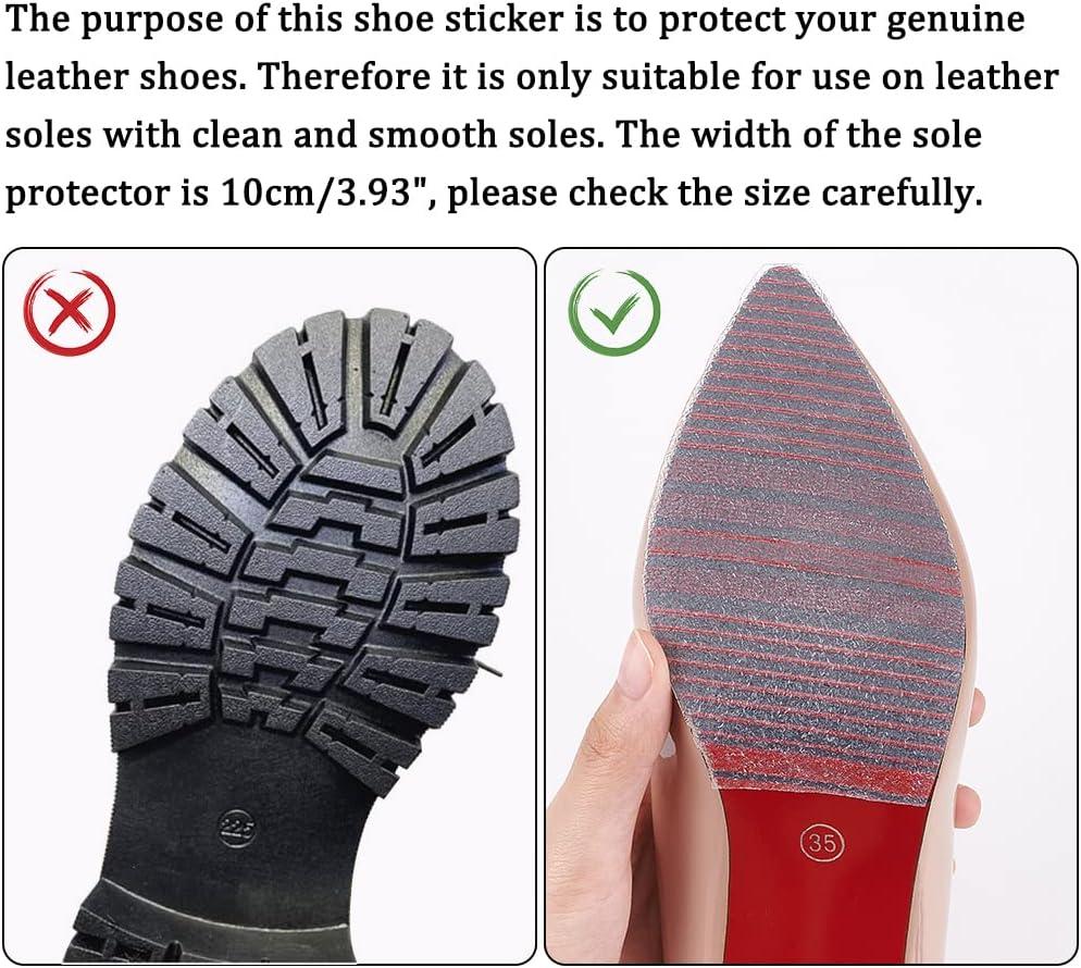 PandaHall Self-Adhesive Shoe Sole Protector - Anti-Slip Sole Cover ...