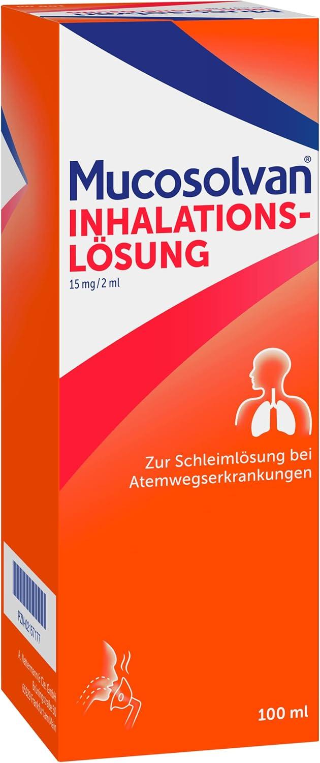 Mucosolvan Inhalation Solution 2 x 100 ml | Effective Mucus Relief for ...
