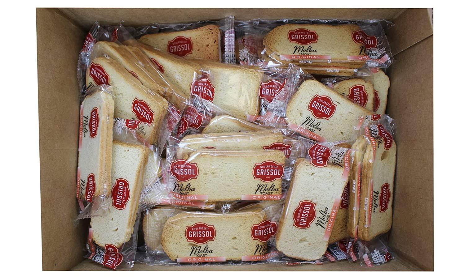 Grissol Original Melba Toast - 40 Individual 2-Count Packages | Buy Now ...