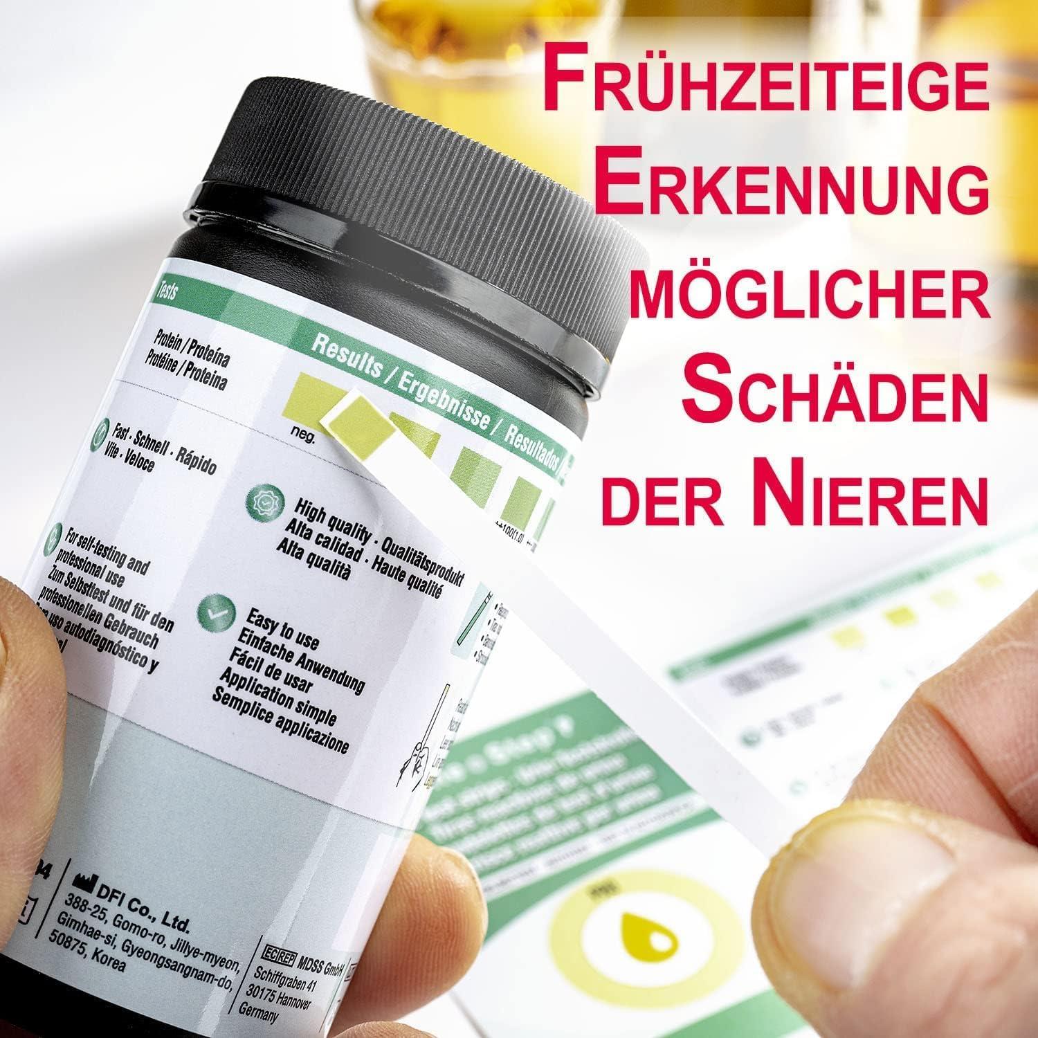 100 x One-Step Urine Test Strips for Protein Detection | Health Test ...