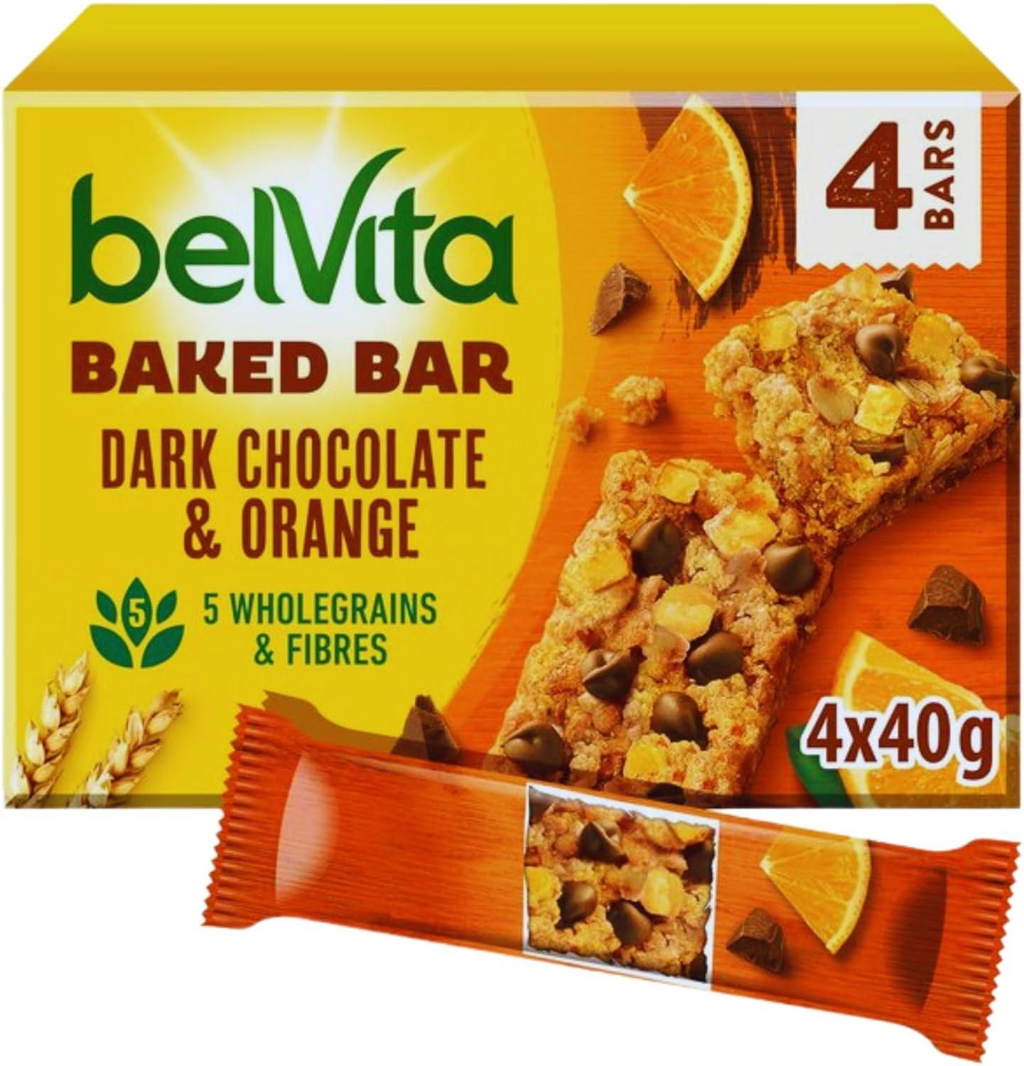 Breakfast Cereal Bar Bundle with Belvita Baked Bar Dark Chocolate ...