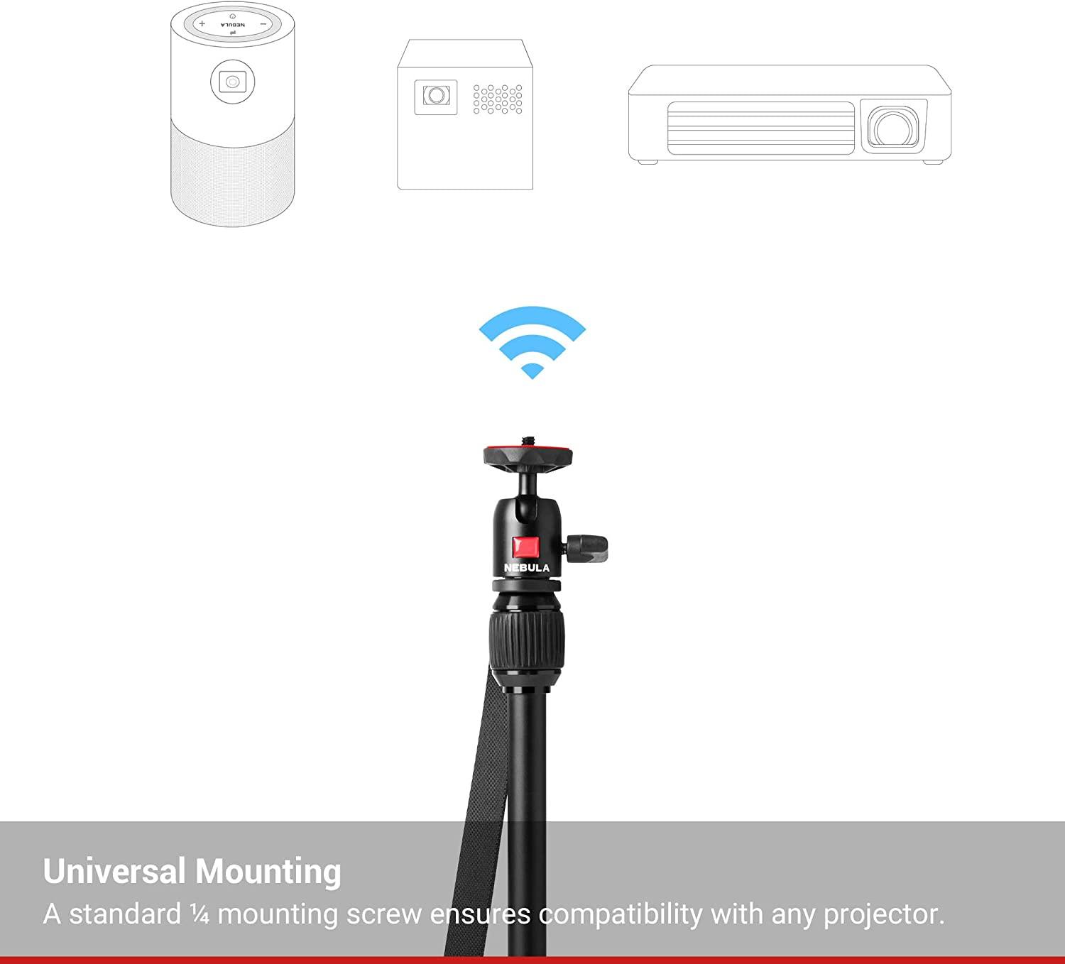 Anker Nebula Capsule Series Adjustable Tripod Stand - Compact Aluminum ...