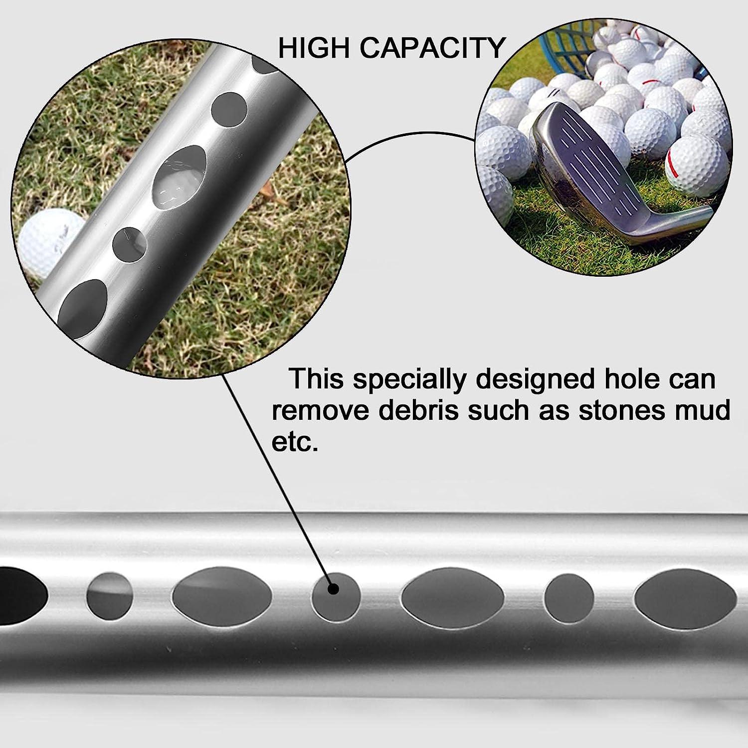 FINGER TEN Golf Ball Retriever Shagger Tube - Aluminum Can Hold 23 ...