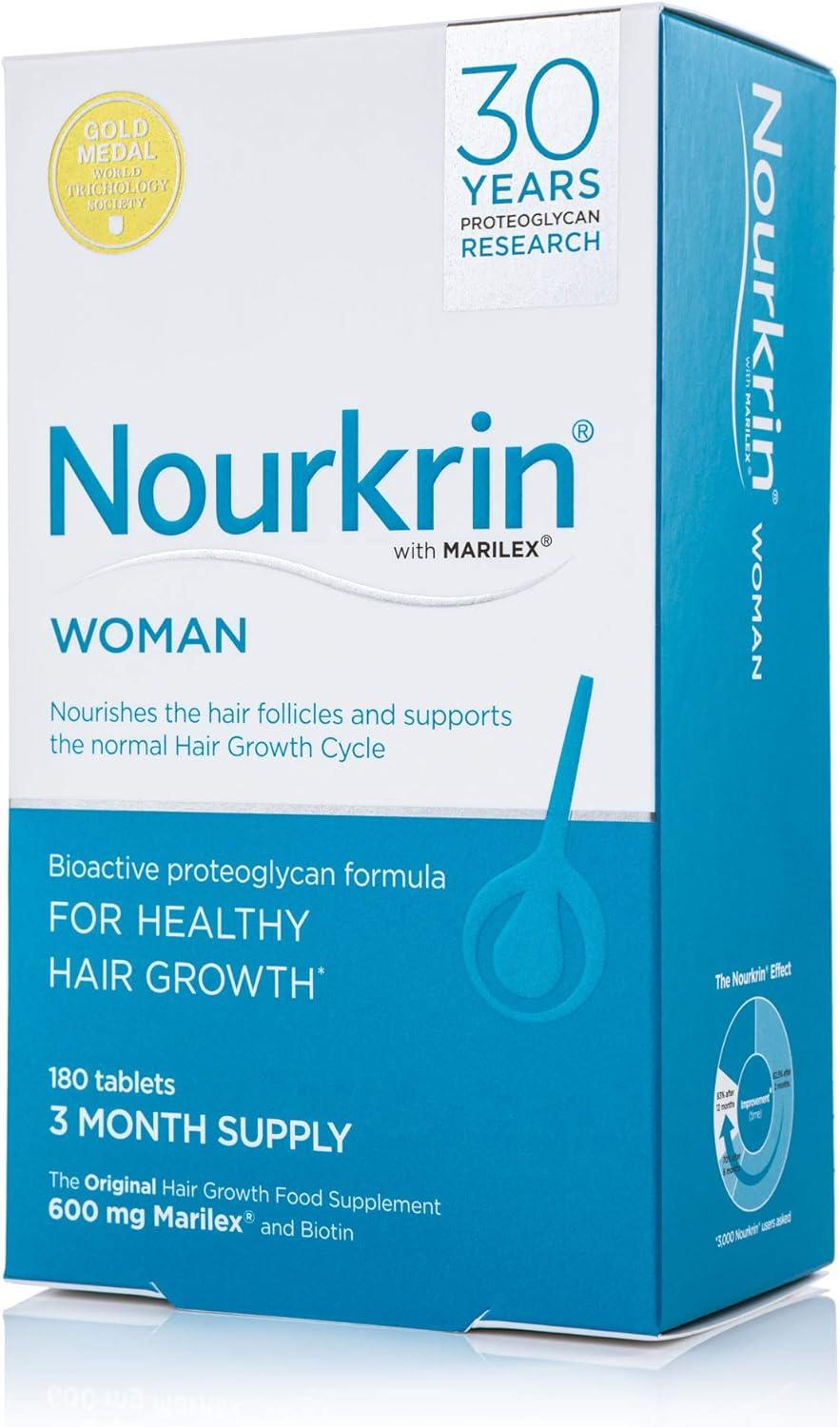 Nourkrin Woman for Healthy Hair Growth food supplement with Marilex ...