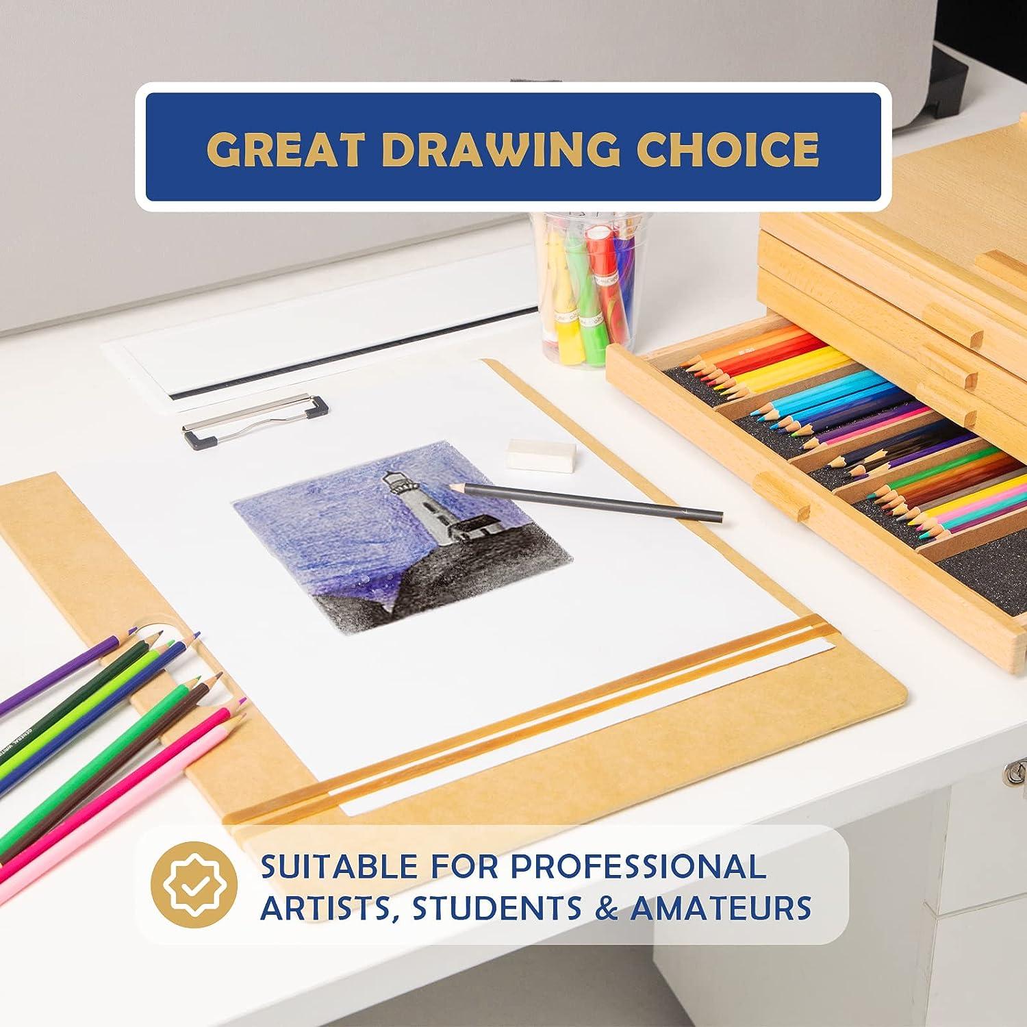 Falling in Art 13x17 Sketch Board - Portable Drawing Tote Board with ...