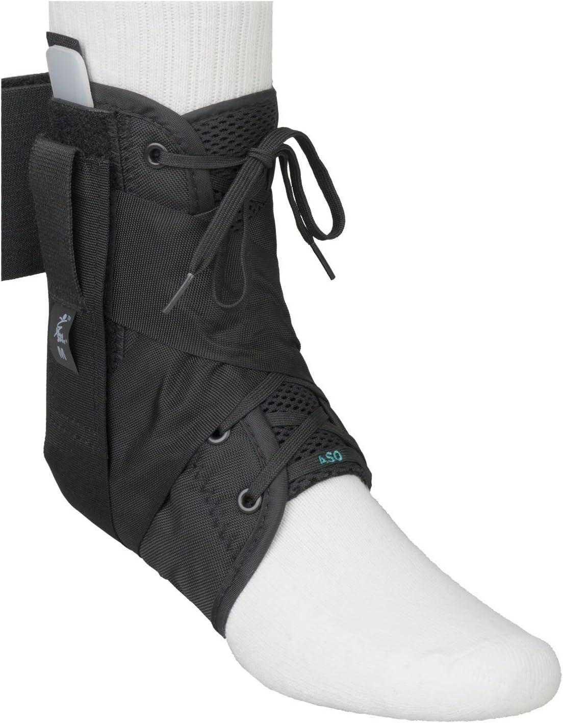 ASO Ankle Stabilizing Orthosis with Inserts - Small Black | Superior ...