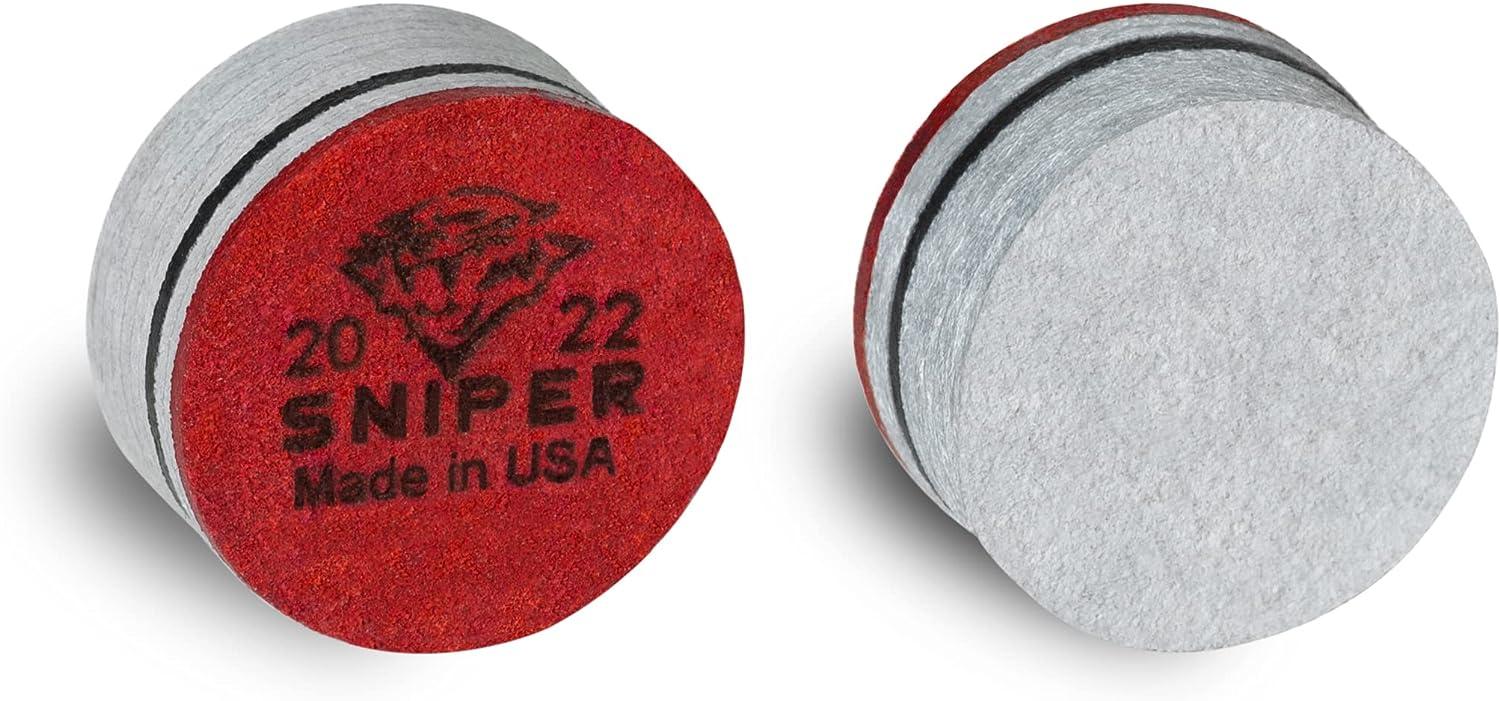 Tiger Sniper Laminated Pool Billiard Cue Tip - 14mm - Single Piece ...