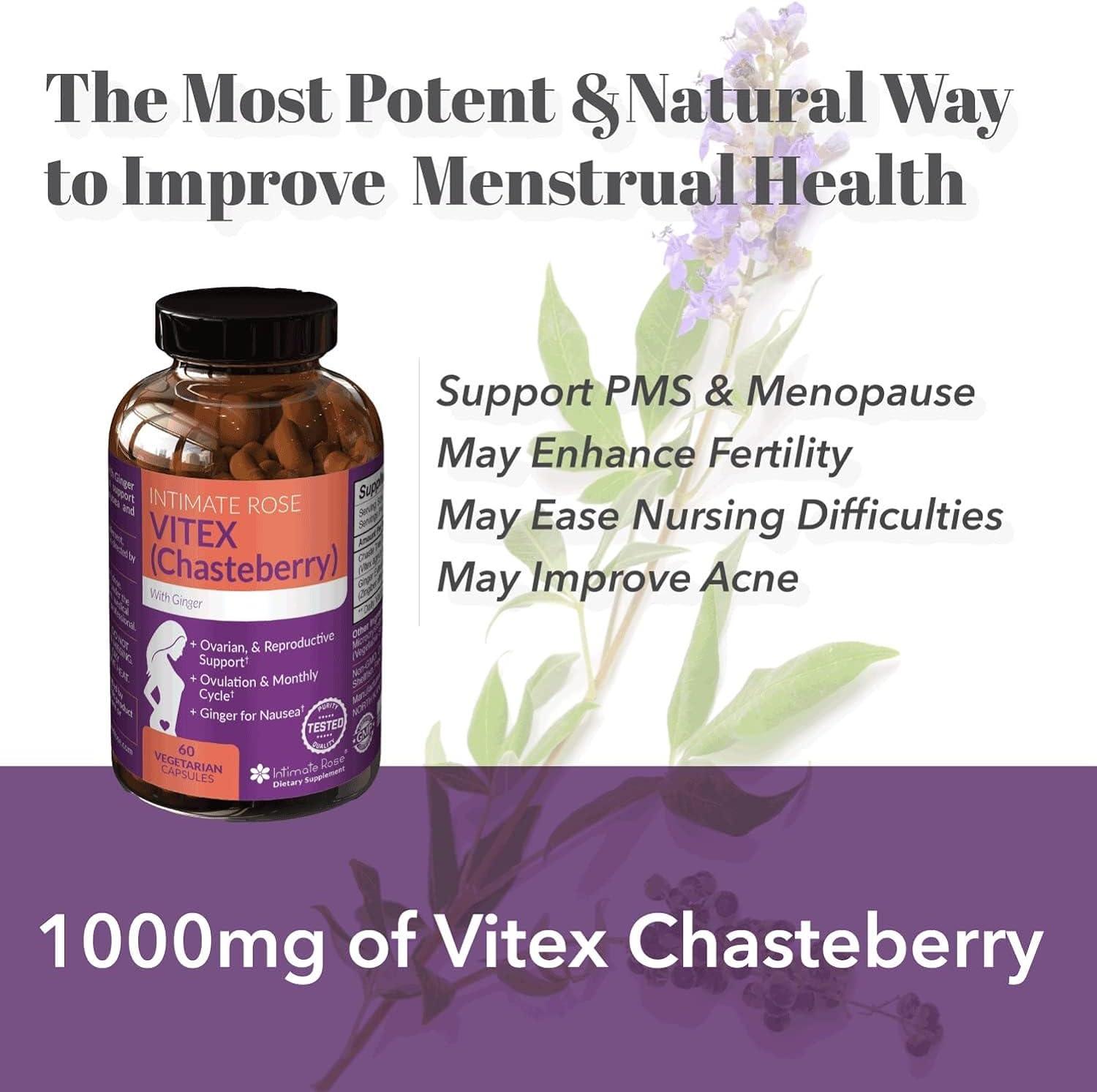 LLK Vitex Chasteberry Supplement for Women's Fertility - 60 Capsules ... LLK Vitex Chasteberry Supplement for Women's Fertility - 60 Capsules ...