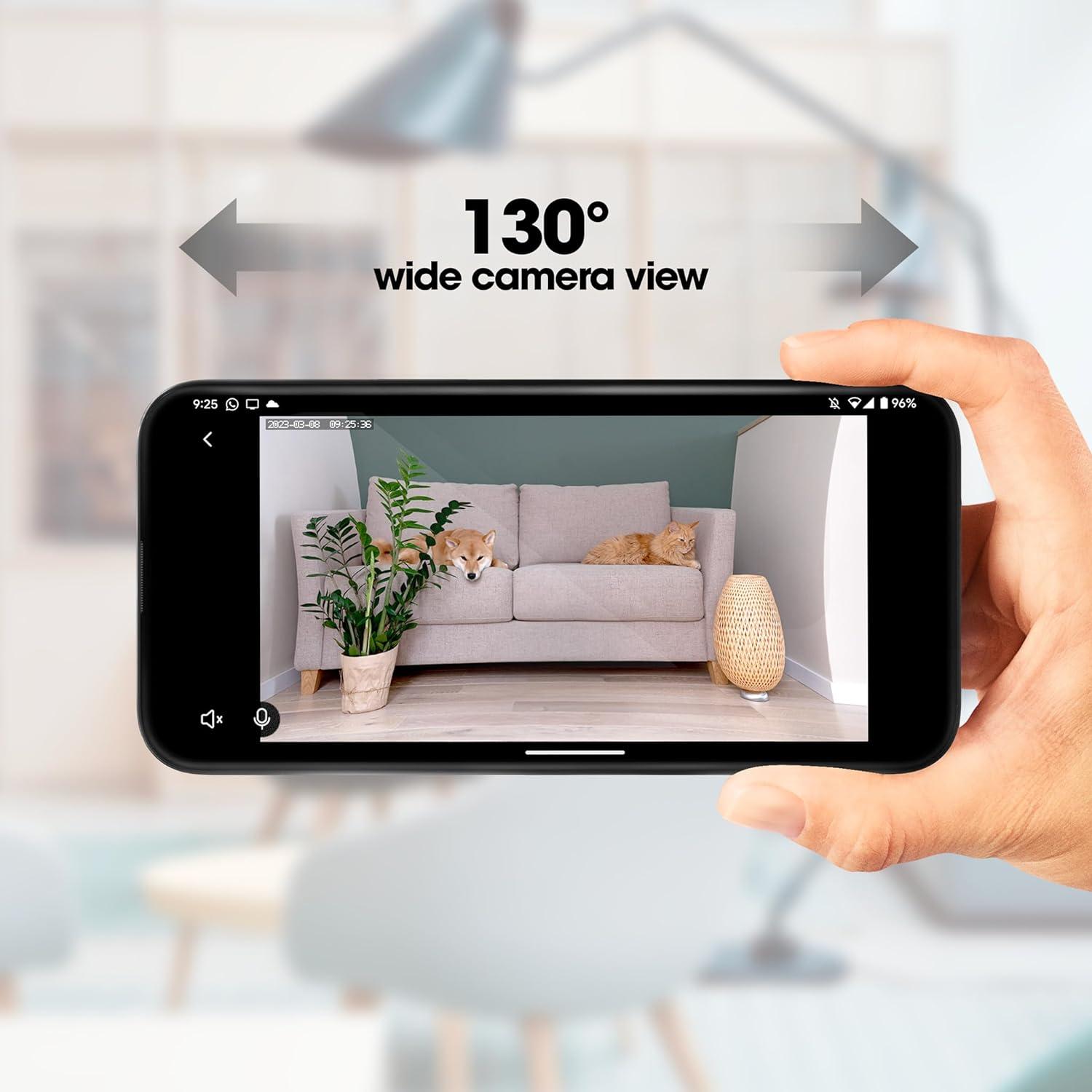 Closer Pets TreatView Pet Indoor Security Camera with Phone App (iOS ...