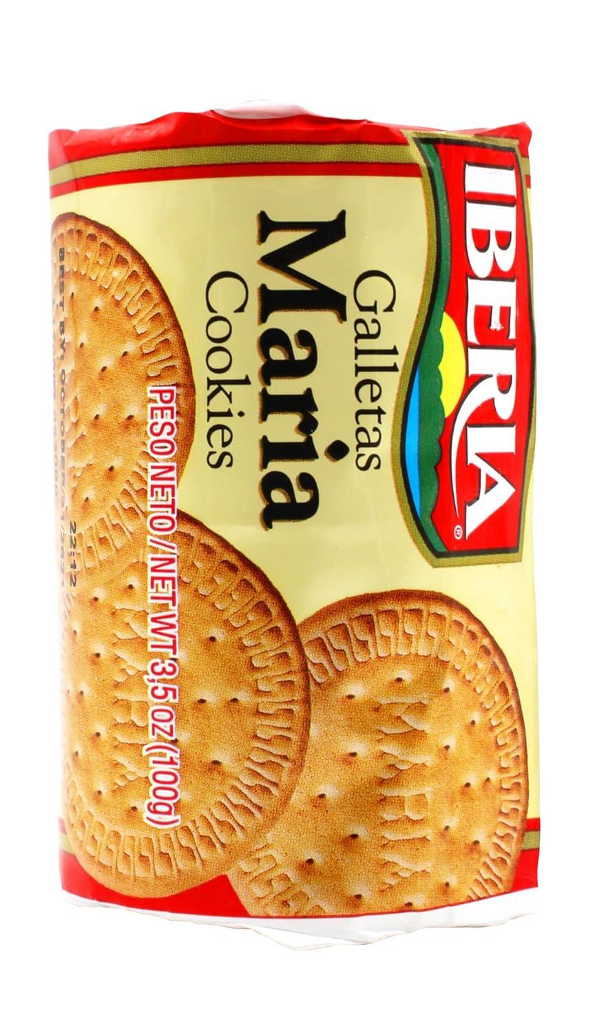 Iberia Maria Cookies 3.5 oz (Pack of 24) - Delicious Spanish Biscuits ...