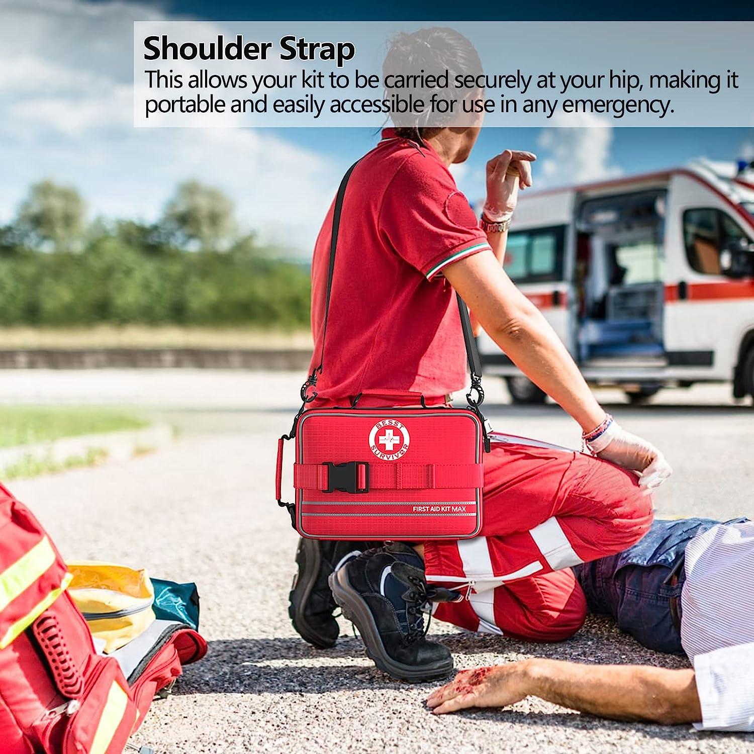 Upgrade Comprehensive First Aid Kits - Premium MOLLE System and Labeled ...