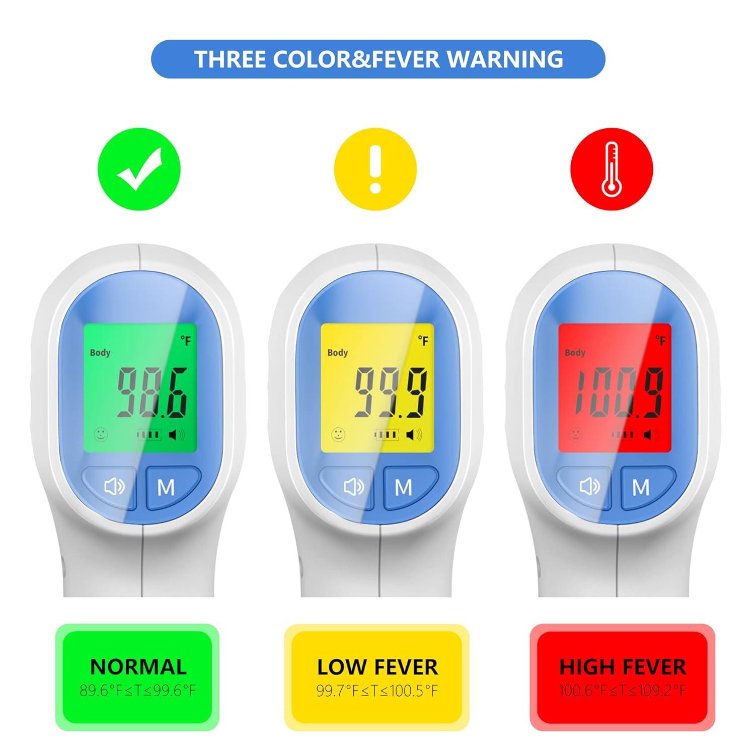 Touchless Forehead Thermometer for Adults and Kids - Instant Accuracy ...