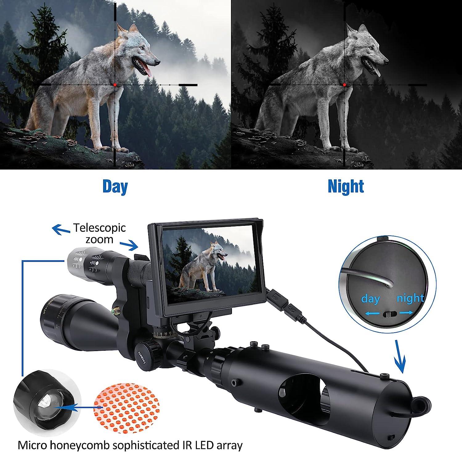 DIY Night Vision Scope for Riflescopes | FCC Certified Digital Hunting ...