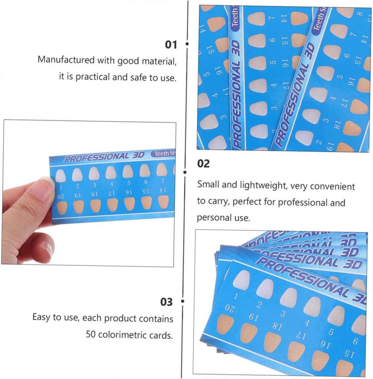 Plafope 30-Piece Tooth Color Card Set - Premium Dental Care Supplies ...