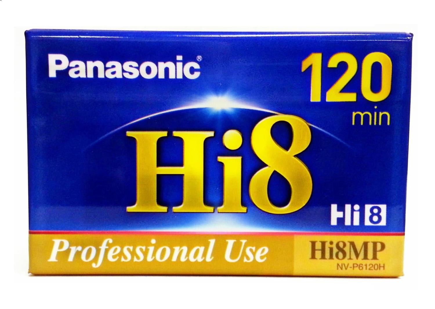 Panasonic Hi8 8mm Camcorder Video Tape 120 min - High Quality Recording ...