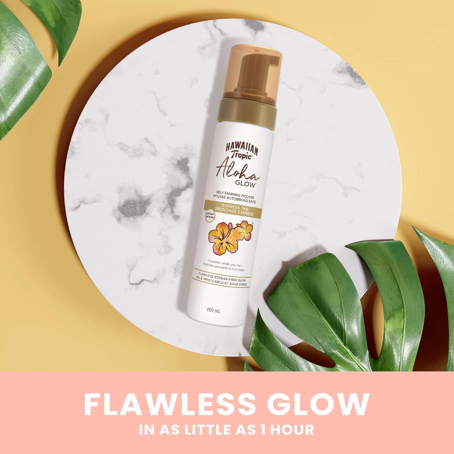 Hawaiian Tropic Aloha Glow Self-Tanning Mousse Express Tan Sunless ...