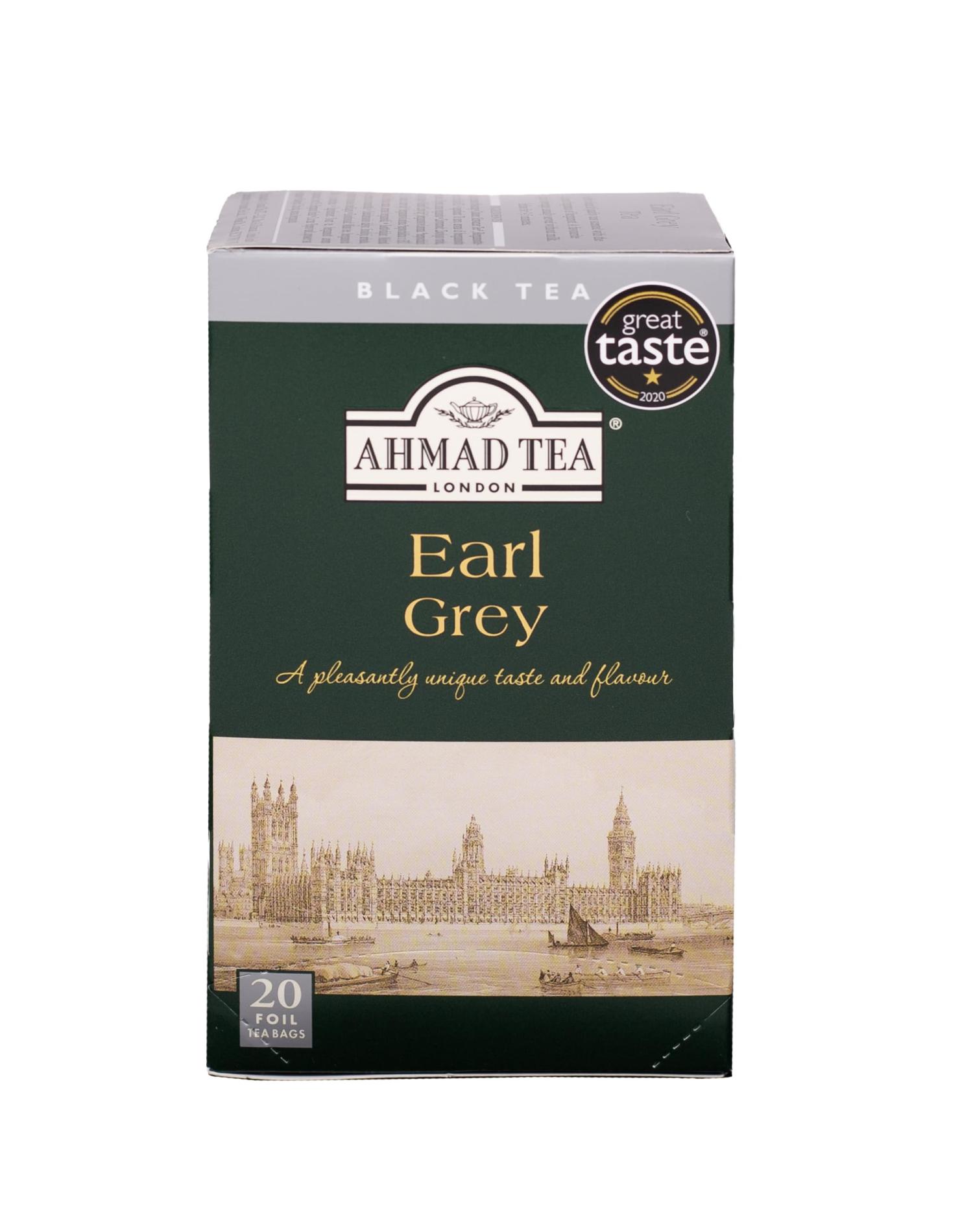 Ahmad Tea Earl Grey Black Tea | 20 Teabag Sachets | Buy Now with ...