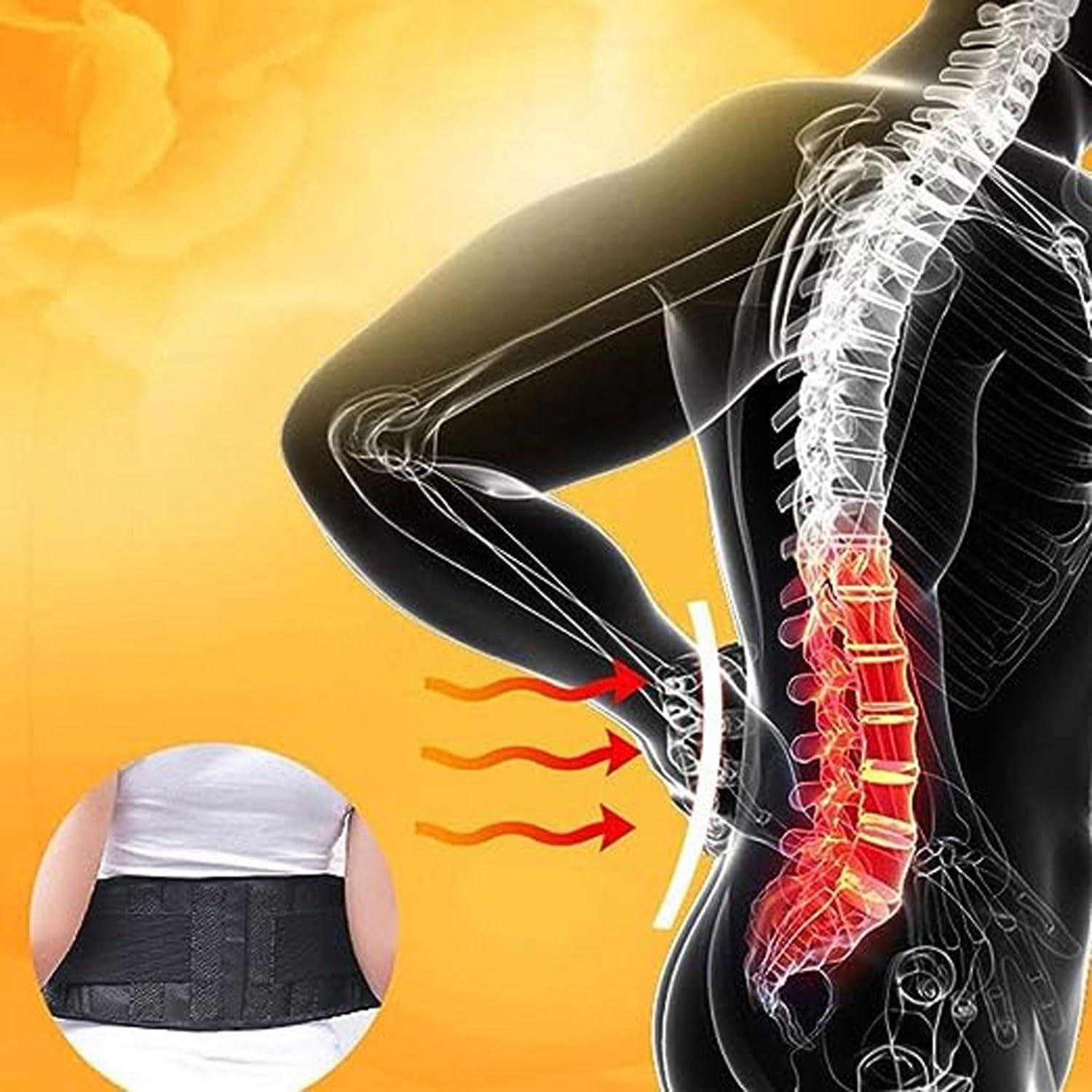 Buy Back Bandage for Pain Relief | Double Train Breathable Lumbar Belt ...