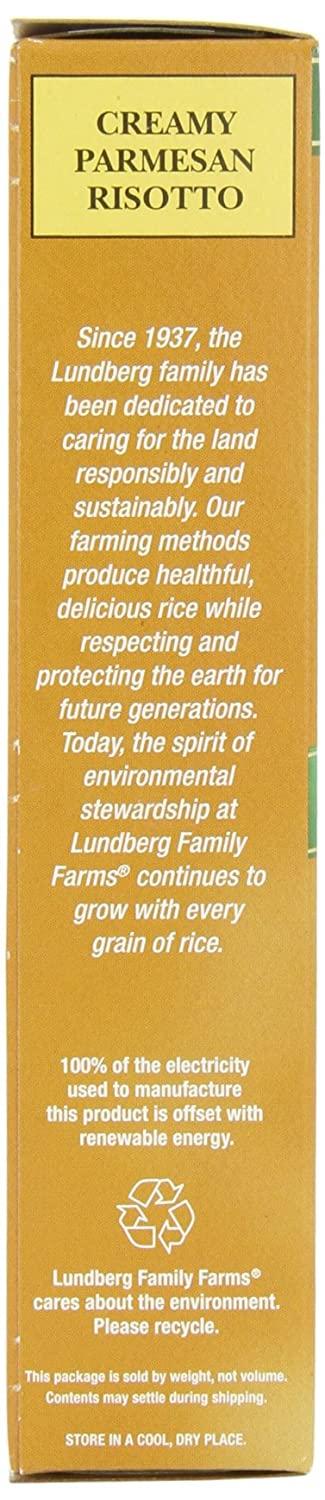 Lundberg Creamy Parmesan Risotto (Pack of 12) - 5.5 oz Units | Gourmet ...