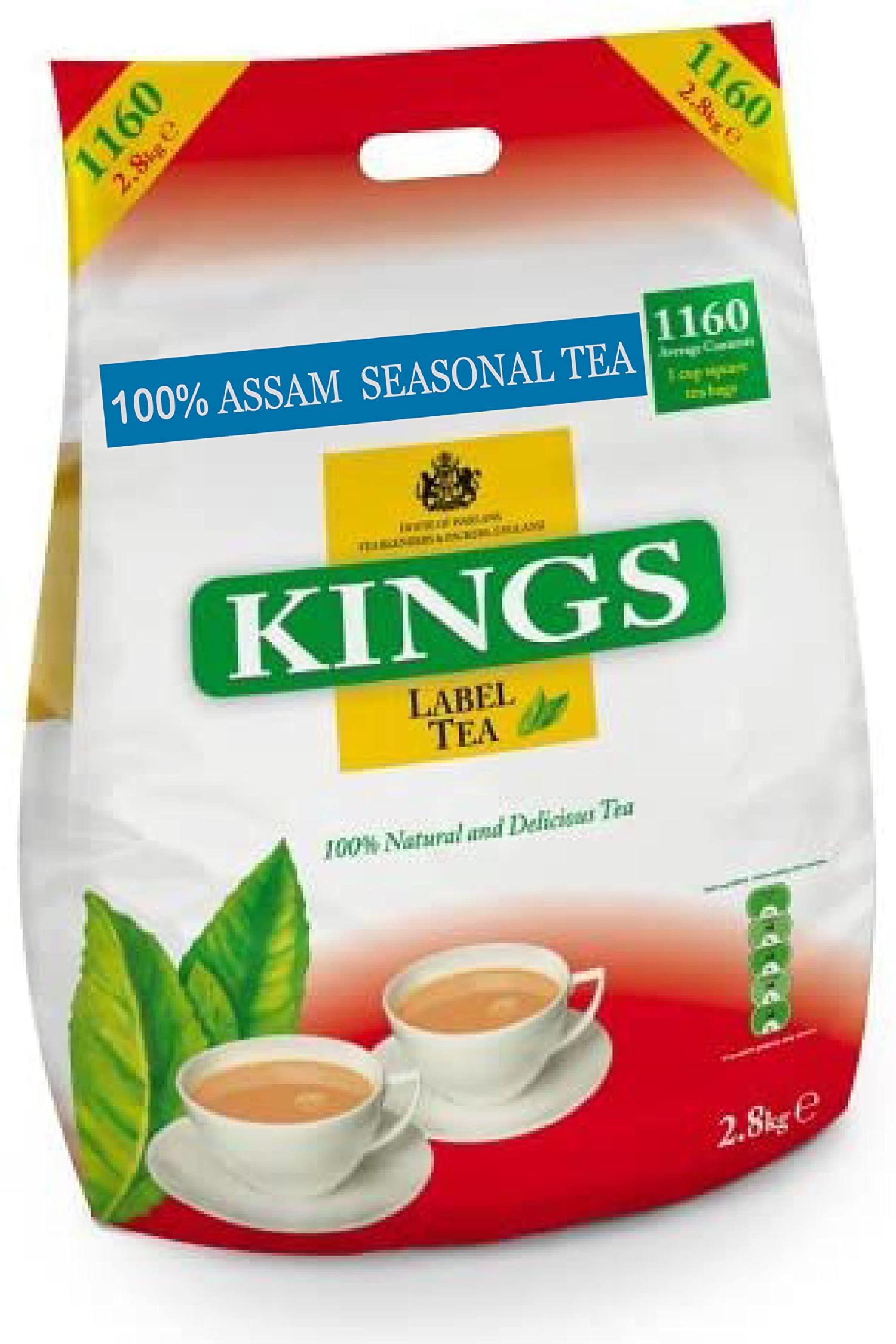 KINGS LABEL TEA 100% ASSAM CATERING 1160 TEA BAGS | Buy Now with ...