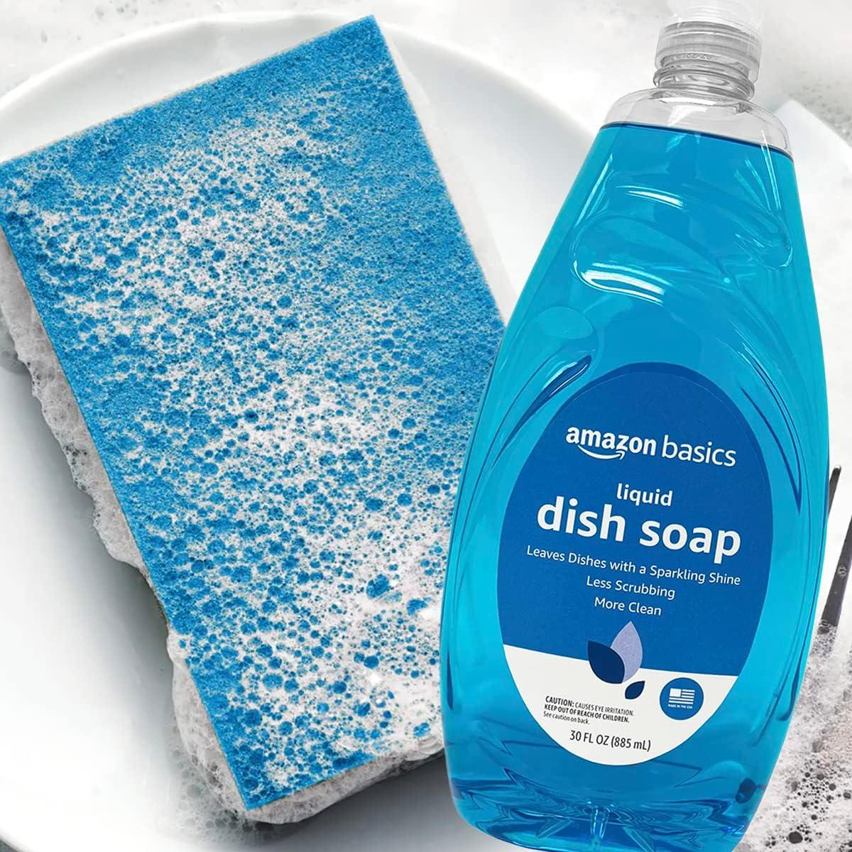 Amazon Basics Dish Soap Fresh Scent 30 fl oz - Pack of 4 | Effective ...