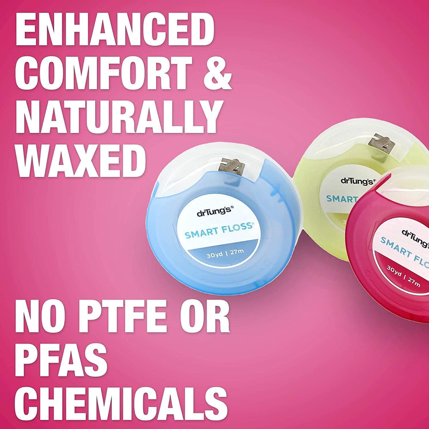DrTung's Smart Floss | Natural Dental Floss with Cardamom Flavor | PTFE ...