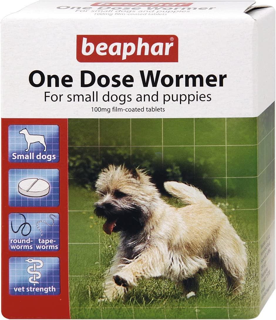 BEAPHAR One Dose Wormer for Small Dogs 3 Tablets - Effective Pet ...