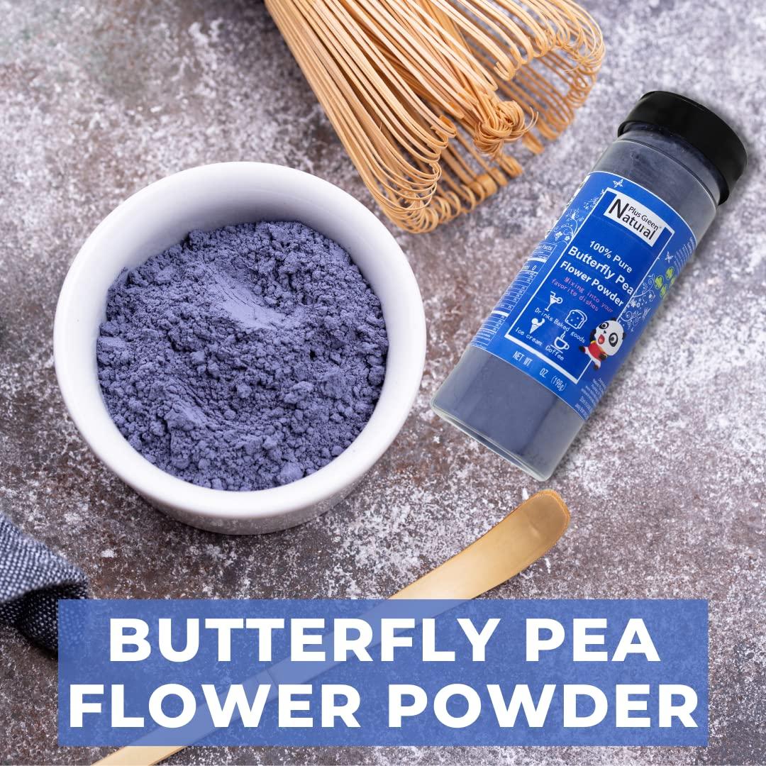Organic Blue Butterfly Pea Flower Powder 7 oz - Natural Non-GMO Food ...