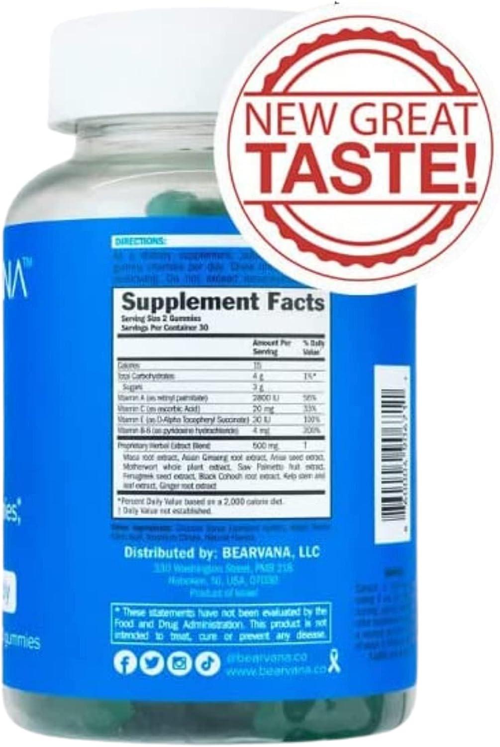 BEARVANA Booty Enhancing Gummy Supplement - Berry Flavored ...