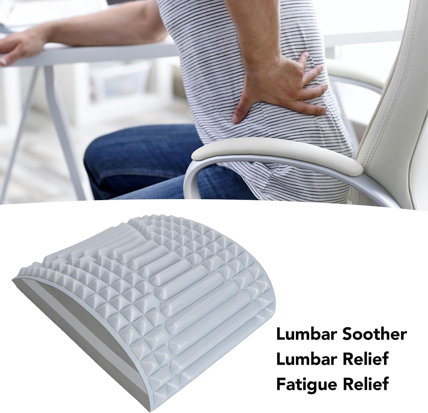 Back Pain Relief Cushion - Portable Lumbar Support & Acupuncture ...