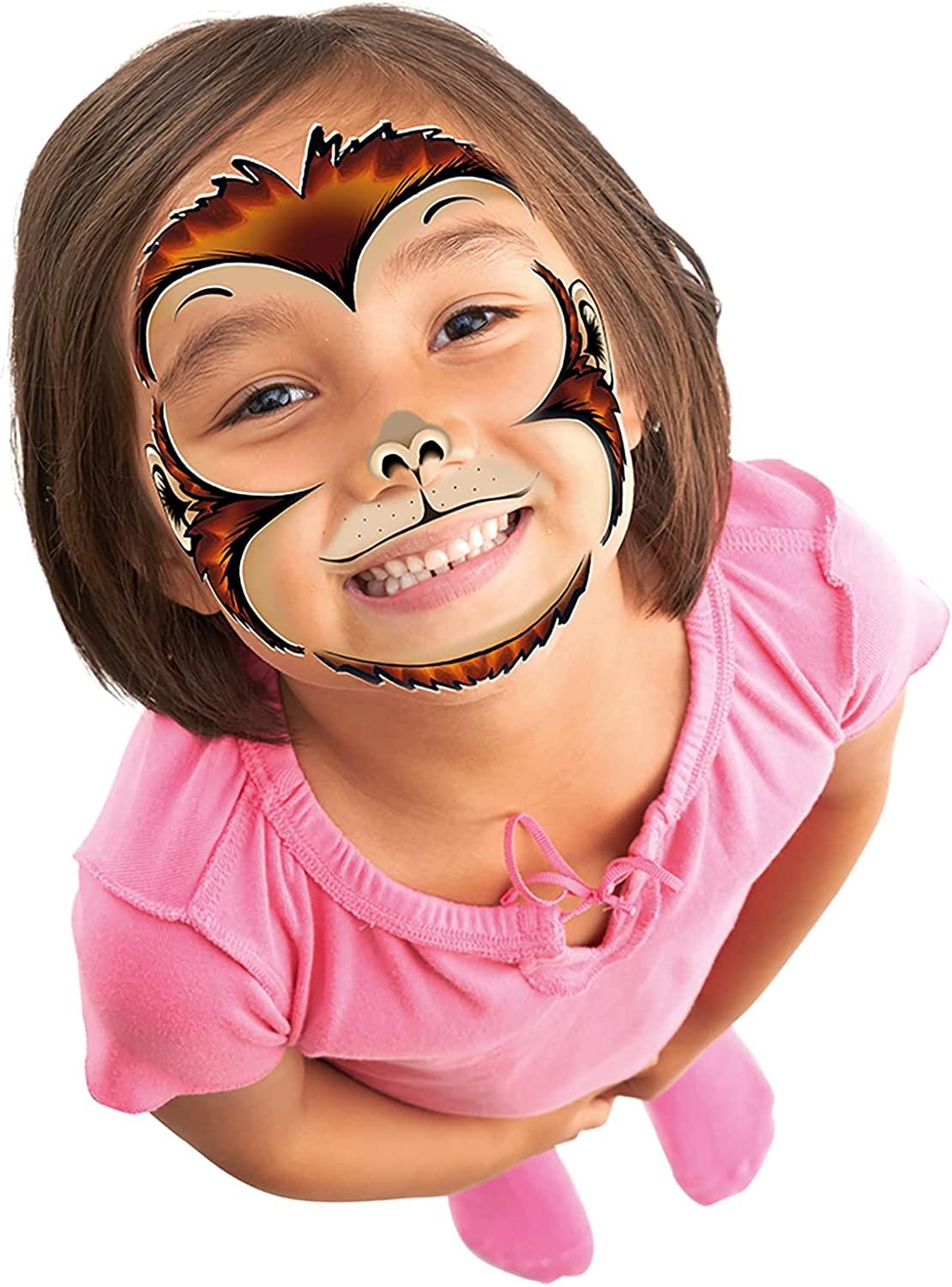 Monkey Face Paint Design